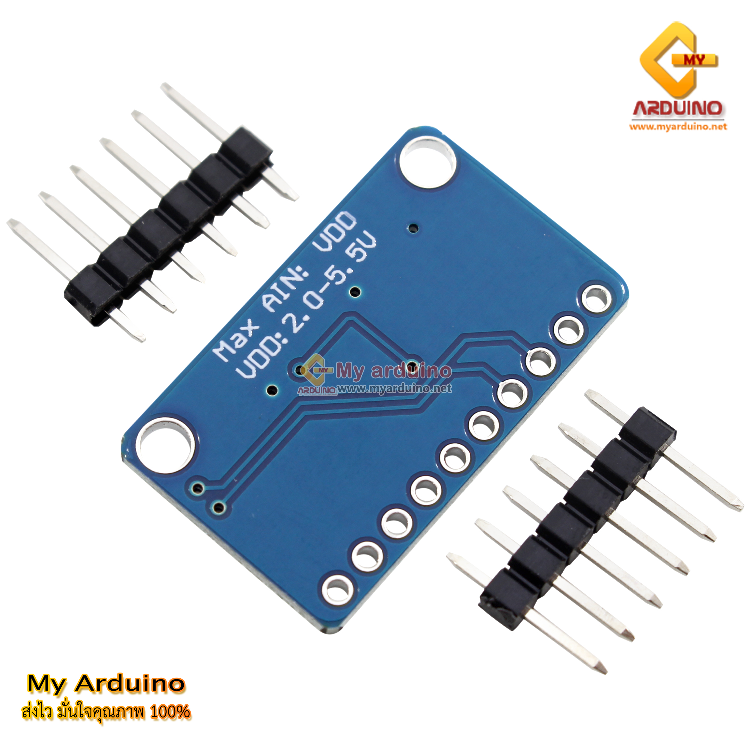 ADS1015 I2C ADC 4 Channel 12-Bit with Programmable Gain Amplifier Module - ขาย Arduino อุปกรณ์ ...