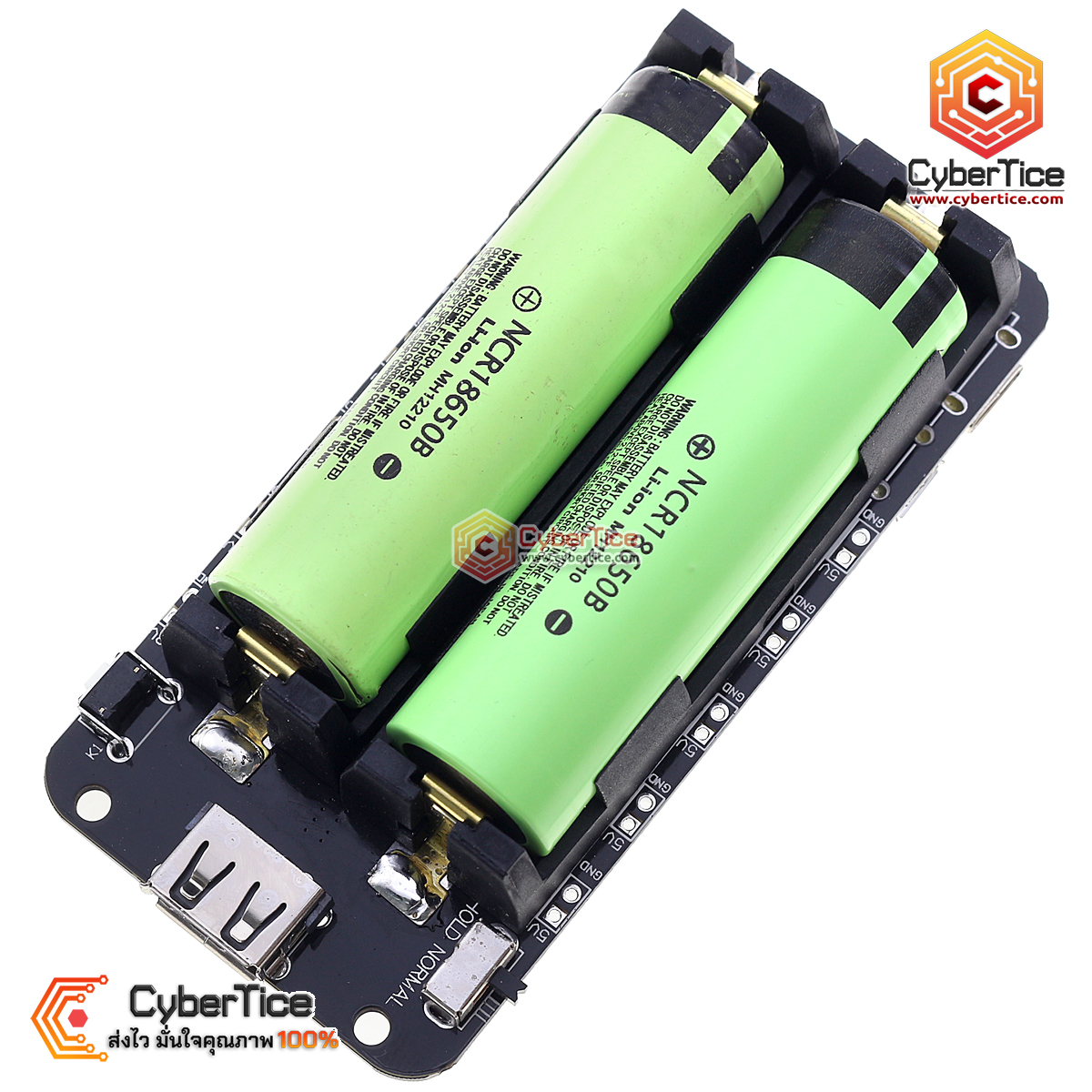 โมดูลชาร์จแบตเตอรี่ 18650 พร้อมช่องจ่ายไฟ USB Battery Shield V3 สำหรับ Raspberry Pi WEMOS ...