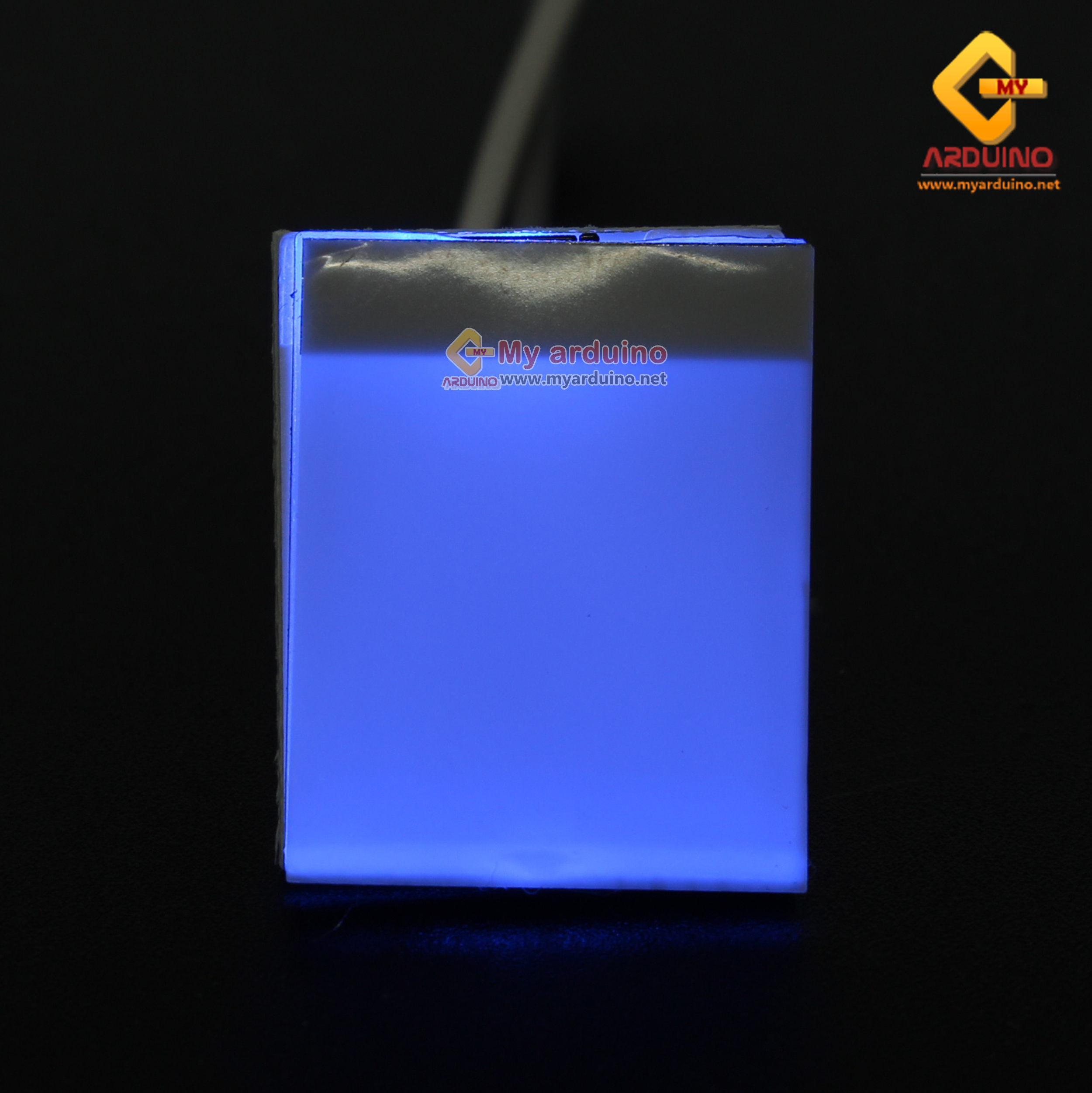 สวิตช์สัมผัส Touch Capacitive Switch พร้อมไฟในปุ่มสัมผัส สีน้ำเงิน ขาย Arduino อุปกรณ์ Arduino