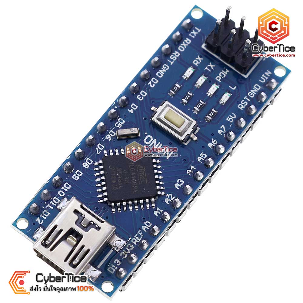 Arduino Nano 3.0 ATmega168P Mini USB ชิฟ CH340G - ขาย Arduino อุปกรณ์ Arduino คุณภาพดี ราคาถูก ...