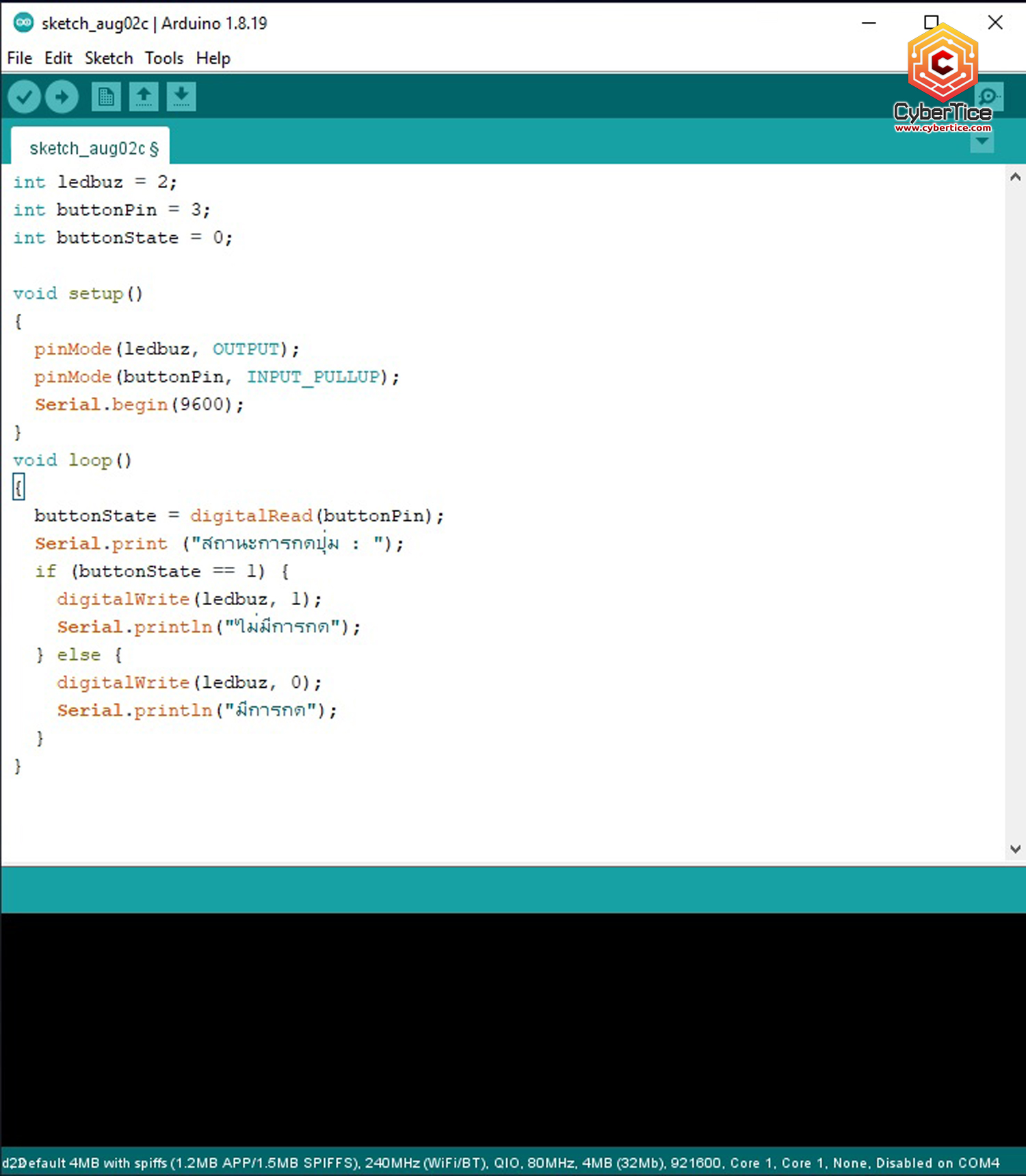 สอนใช้งาน Arduino โมดูลแจ้งเตือนพร้อมไฟสัญญาณ Led Sound And Light Alarm Module ขาย Arduino