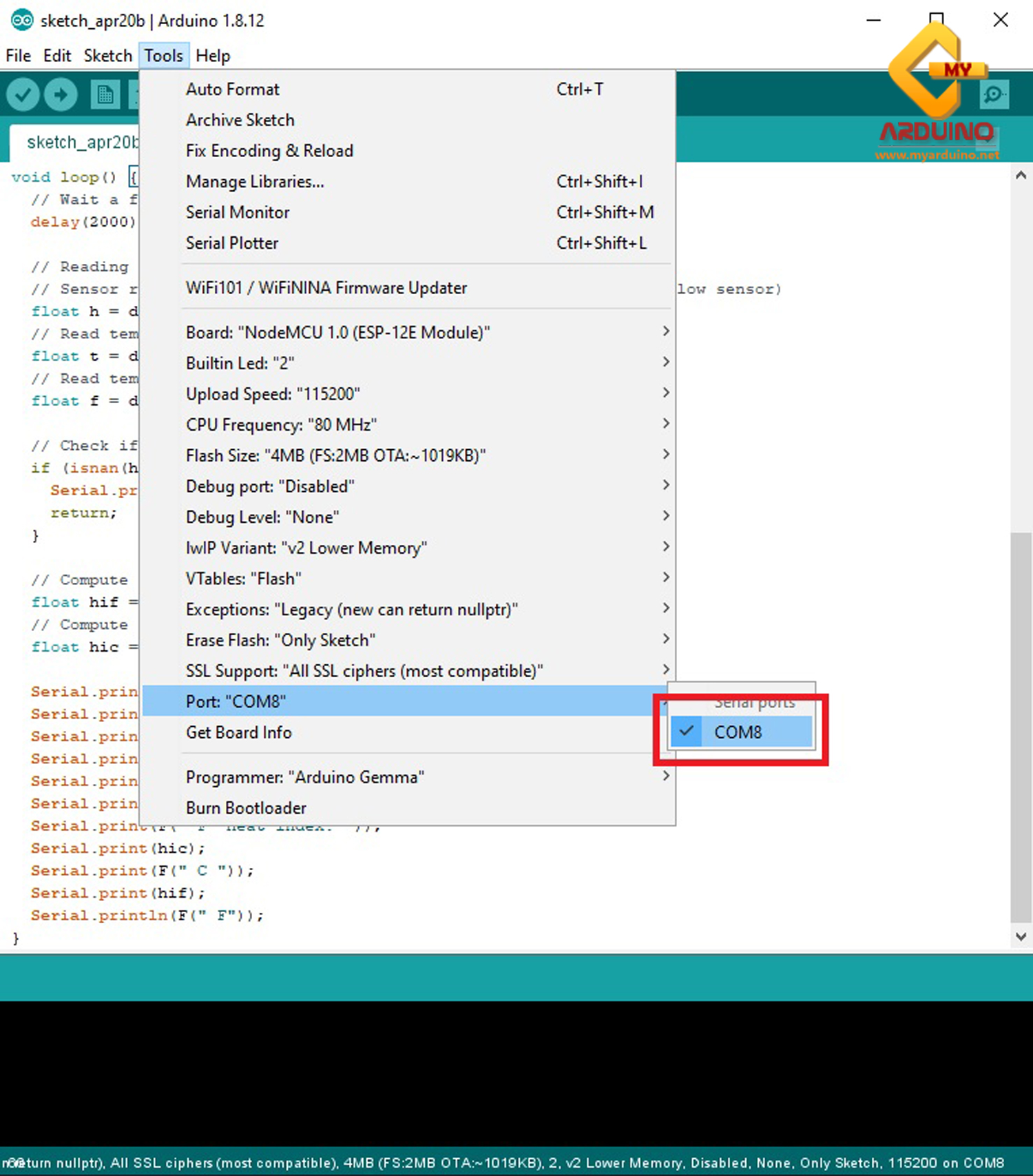 สอนใช้งาน Esp8266 Dht22 Am2302 Module โมดูลวัดอุณหภูมิและความชื้น ขาย Arduino อุปกรณ์ Arduino