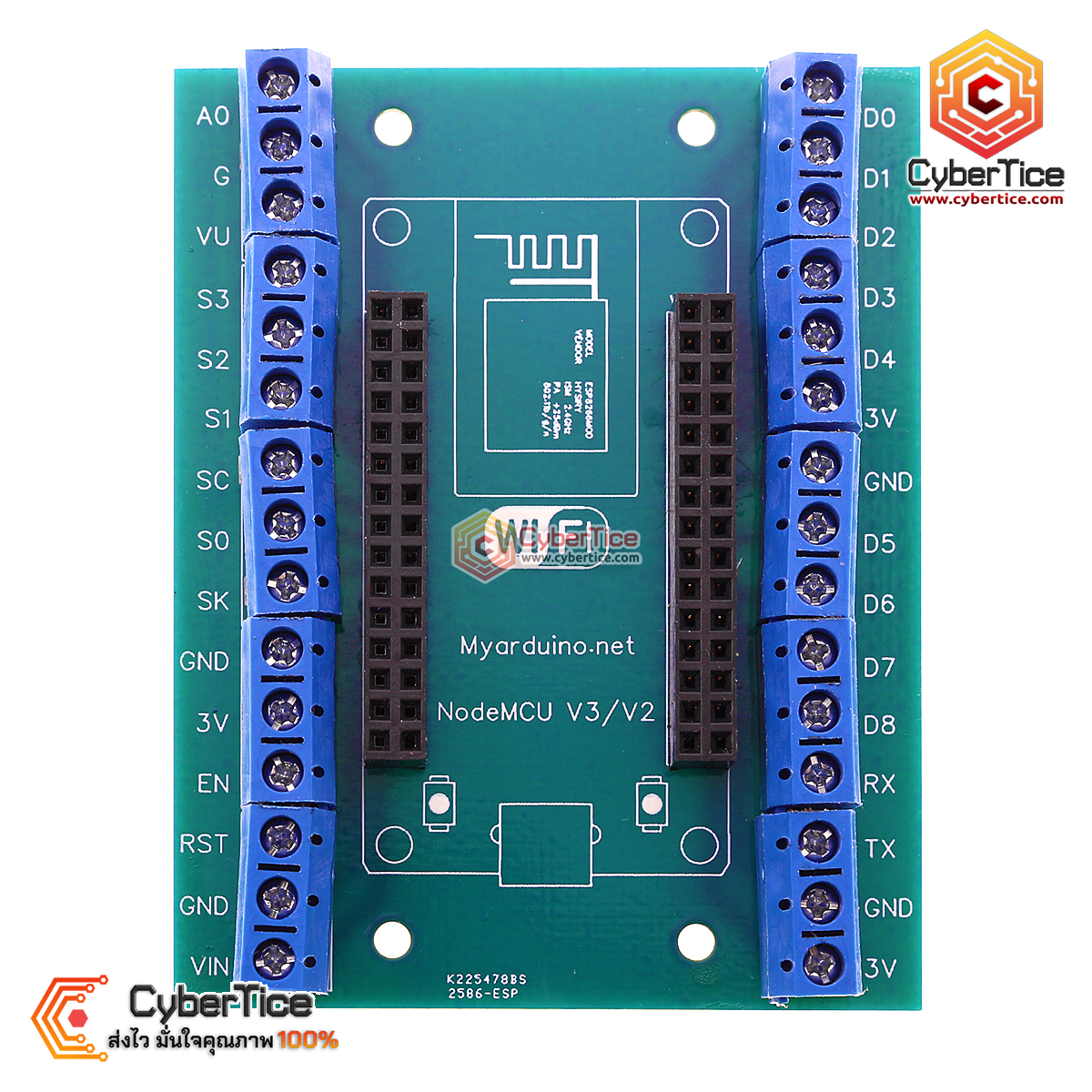 Nodemcu Esp8266 Screw Shield Nodemcu V2 Nodemcu V3 บอร์ดขยาย Nodemcu V2 V3 บัดกรีแล้ว ขาย