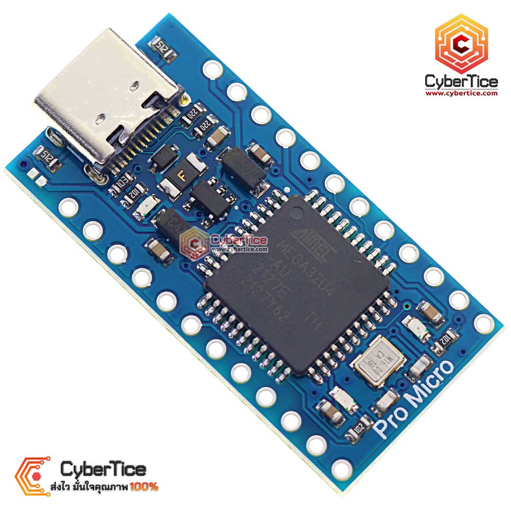Arduino Leonardo Pro Micro 5V 16MHz Type-C USB ATmega32U4 Development Board - ขาย Arduino ...