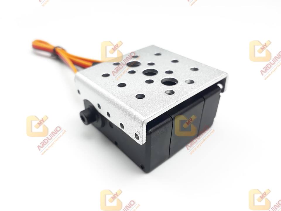 RDS3115 ข้อต่อ ฐานยึด Servo Bracket สีเงิน SET 1 - ขาย Arduino อุปกรณ์ Arduino คุณภาพดี ราคาถูก ...