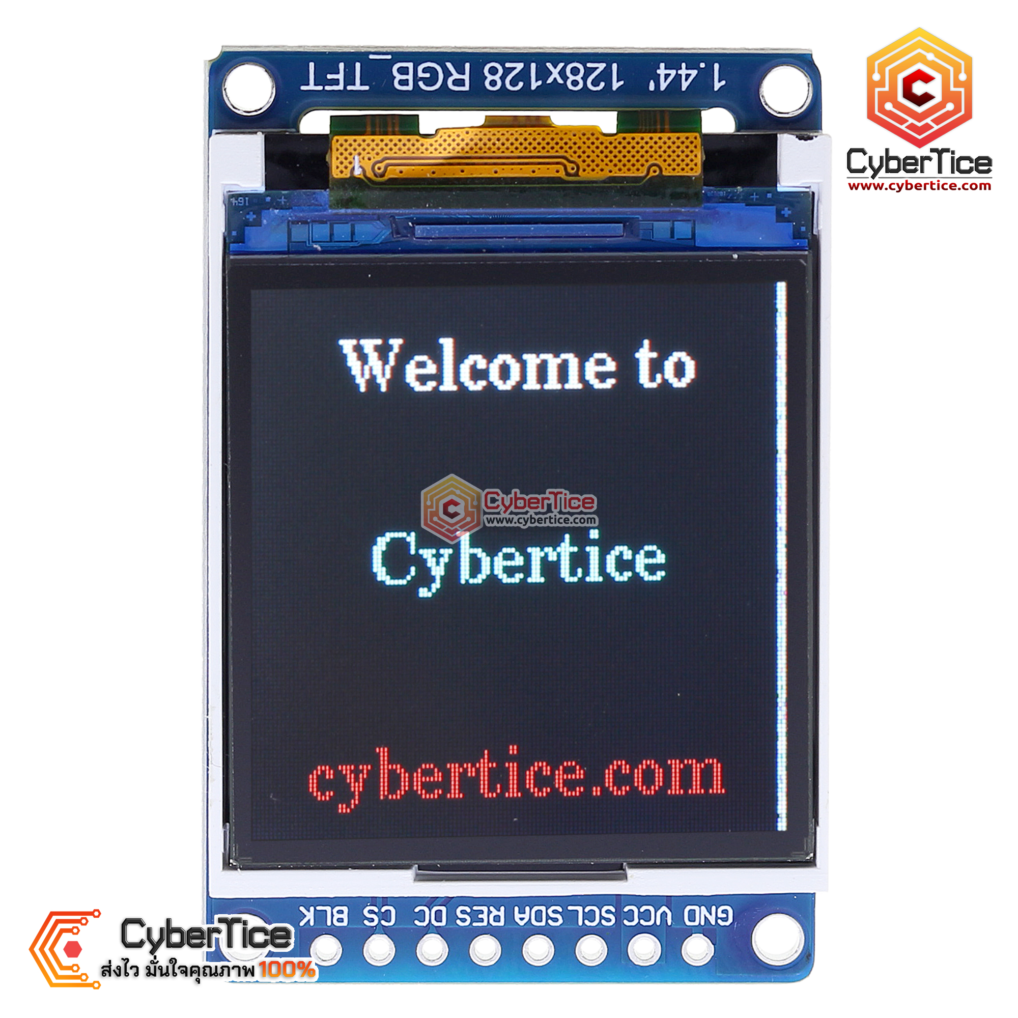 TFT Display IPS 1.44 inch 7P SPI Full Color LCD Module ST7735 for Arduino - ขาย Arduino อุปกรณ์ ...