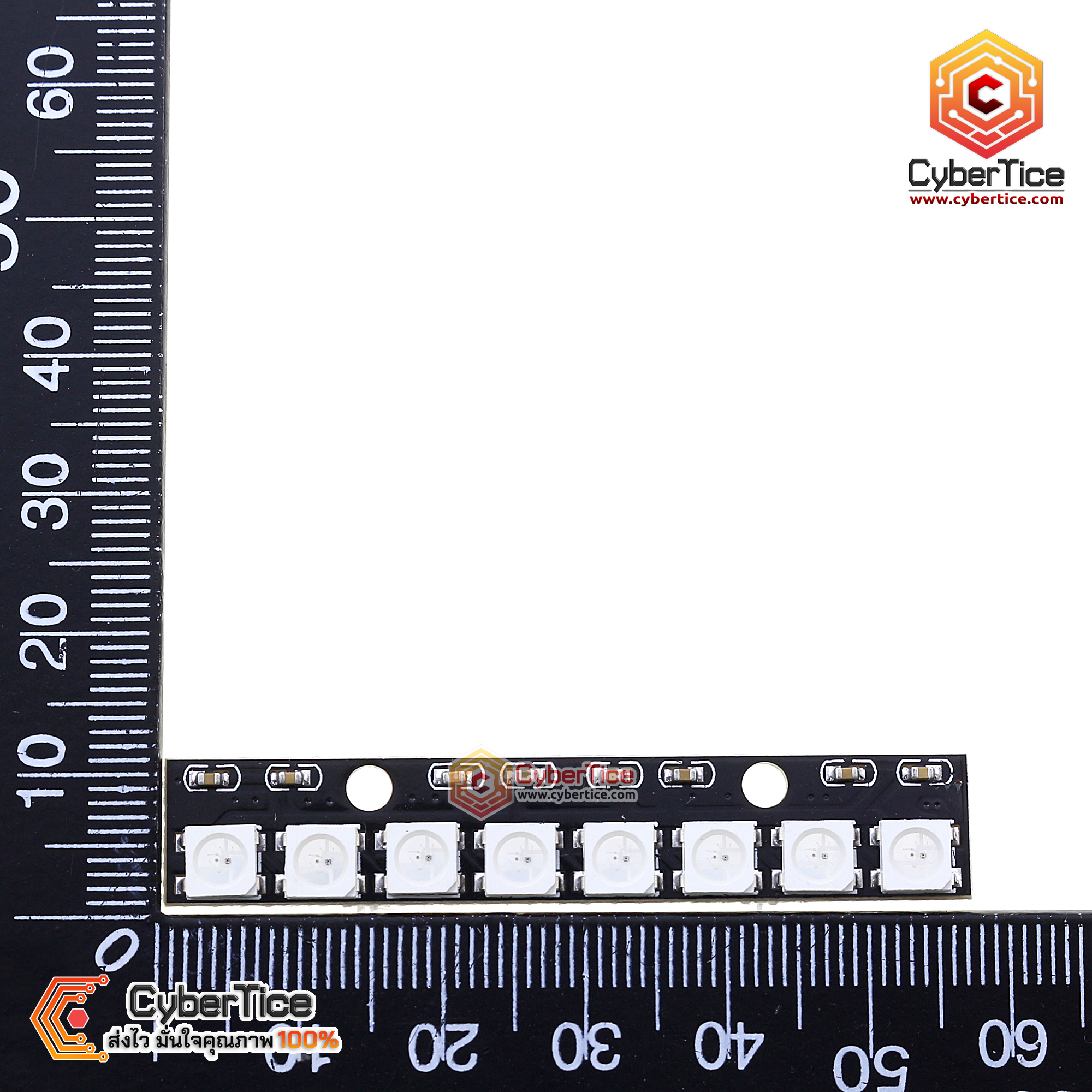 NeoPixel Bar 8 ดวง WS2812 5050 RGB LED - ขาย Arduino อุปกรณ์ Arduino คุณภาพดี ราคาถูก ส่งไว ส่งฟรี