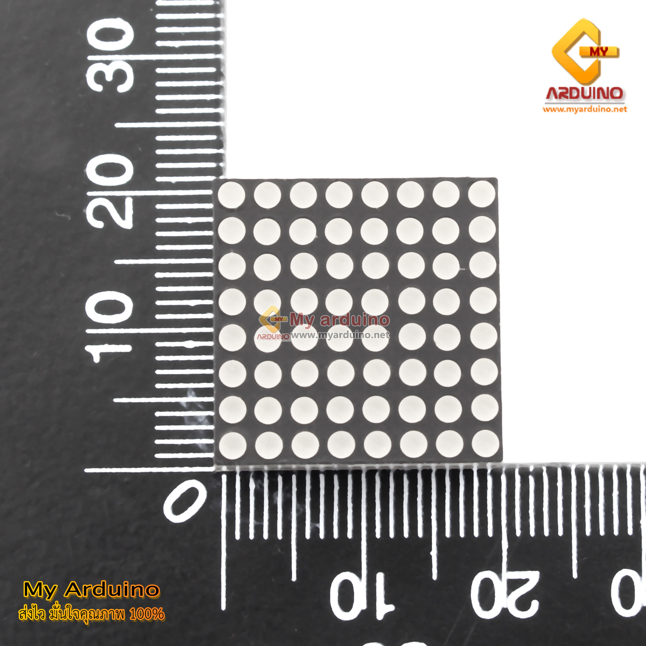 LED Dot Matrix 8x8 1.9mm Red Color common cathode สีแดง ลบร่วม - ขาย ...