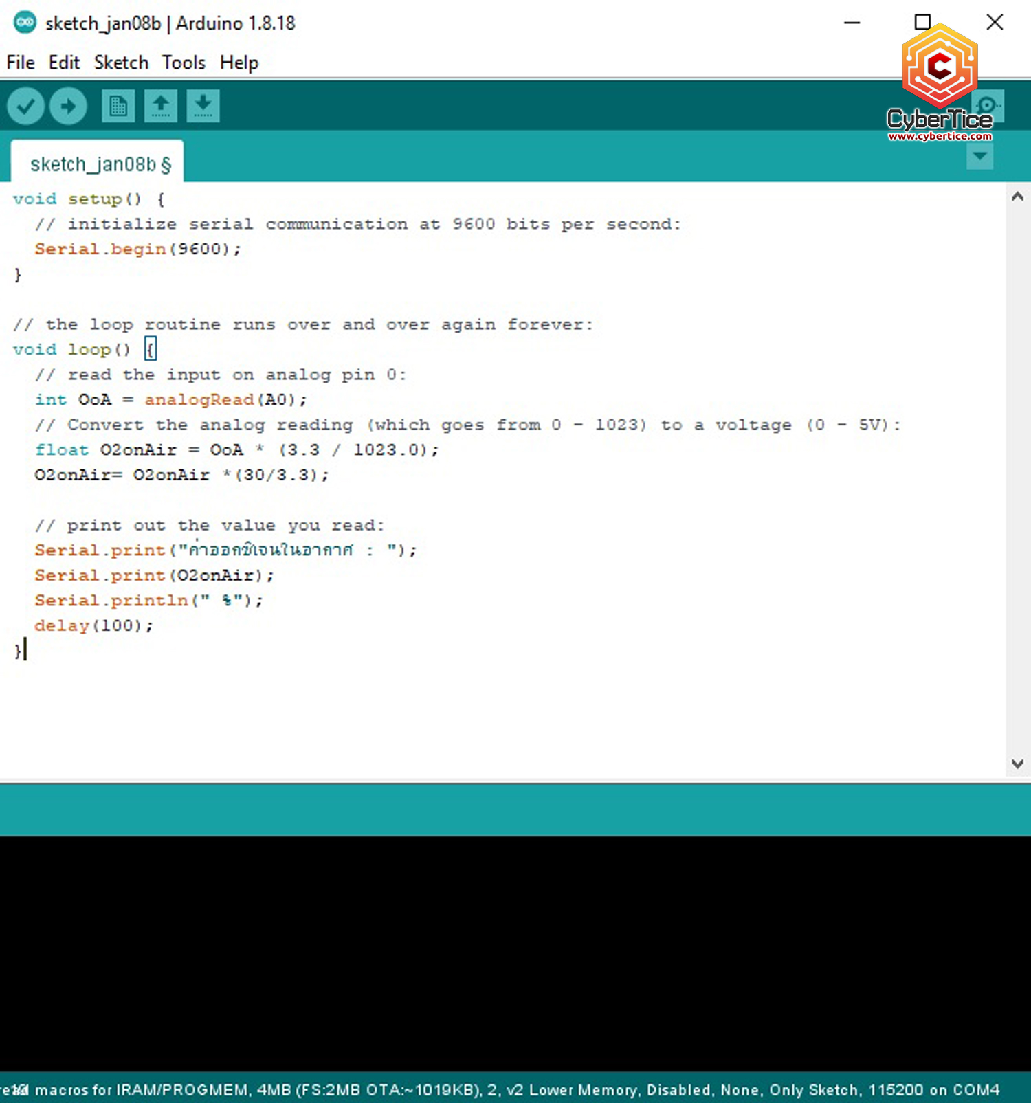 สอนใช้งาน ESP8266 เซ็นเซอร์วัดค่าออกซิเจน Oxygen Gas Module Sensor JXM-O2 0-30% - ขาย Arduino ...