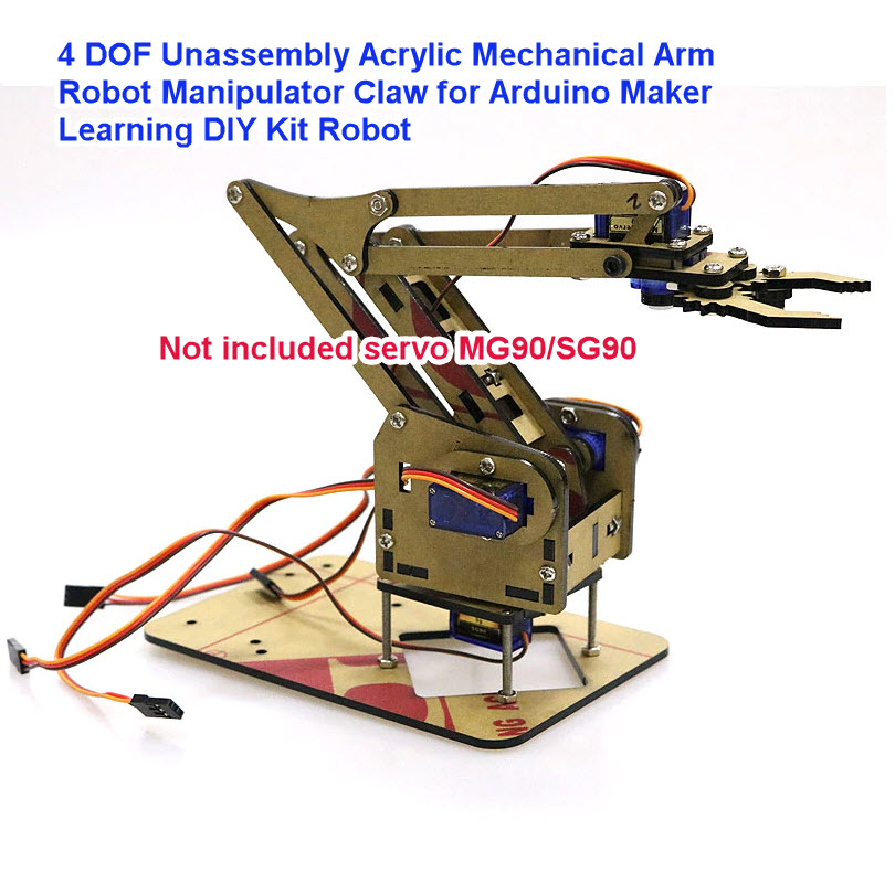 แขนกลหุ่นยนต์ Arm Robot 4dof Arduino V10 ขาย Arduino อุปกรณ์ Arduino