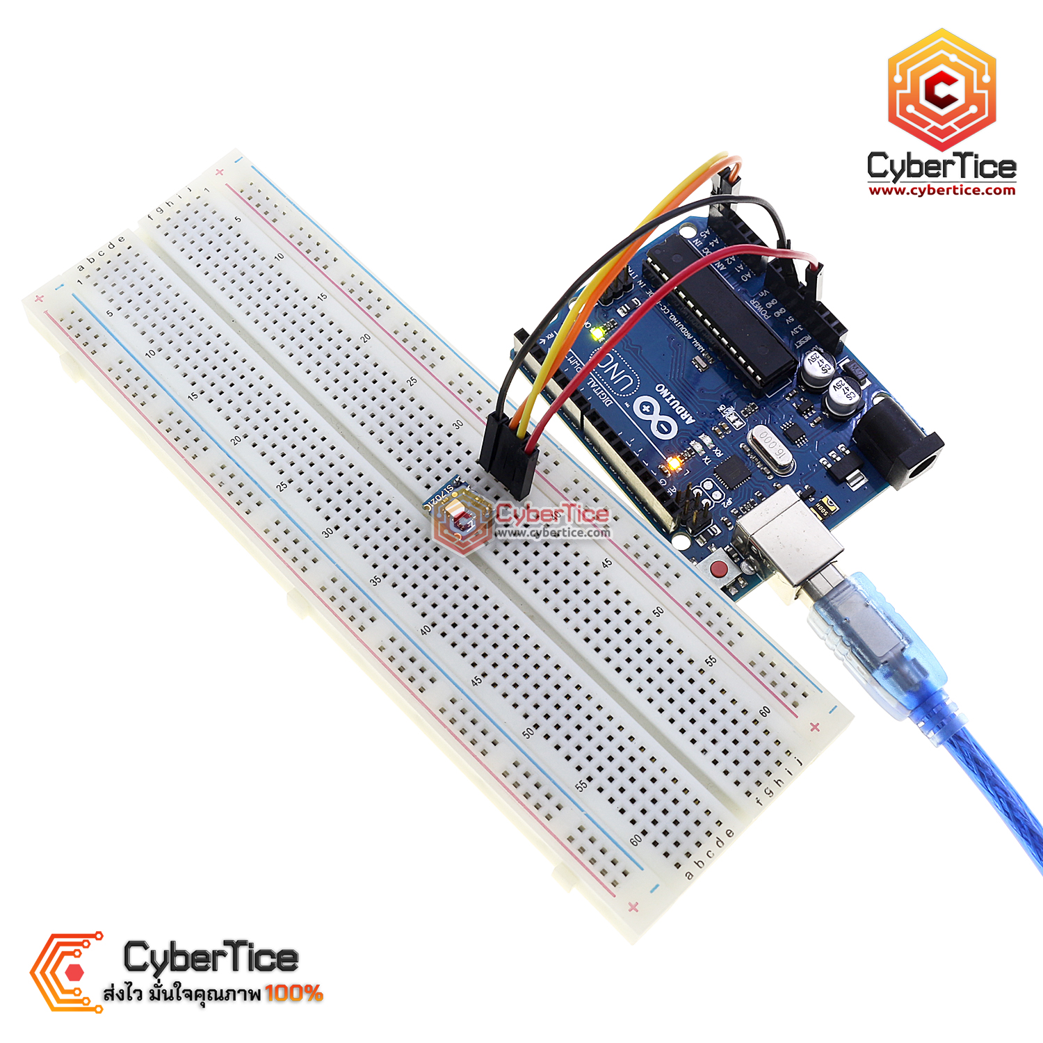 สอนใช้งาน Arduino SI7021 เซ็นเซอร์วัดอุณหภูมิและความชื้น แม่นยำสูง Temperature Humidity Sensors ...