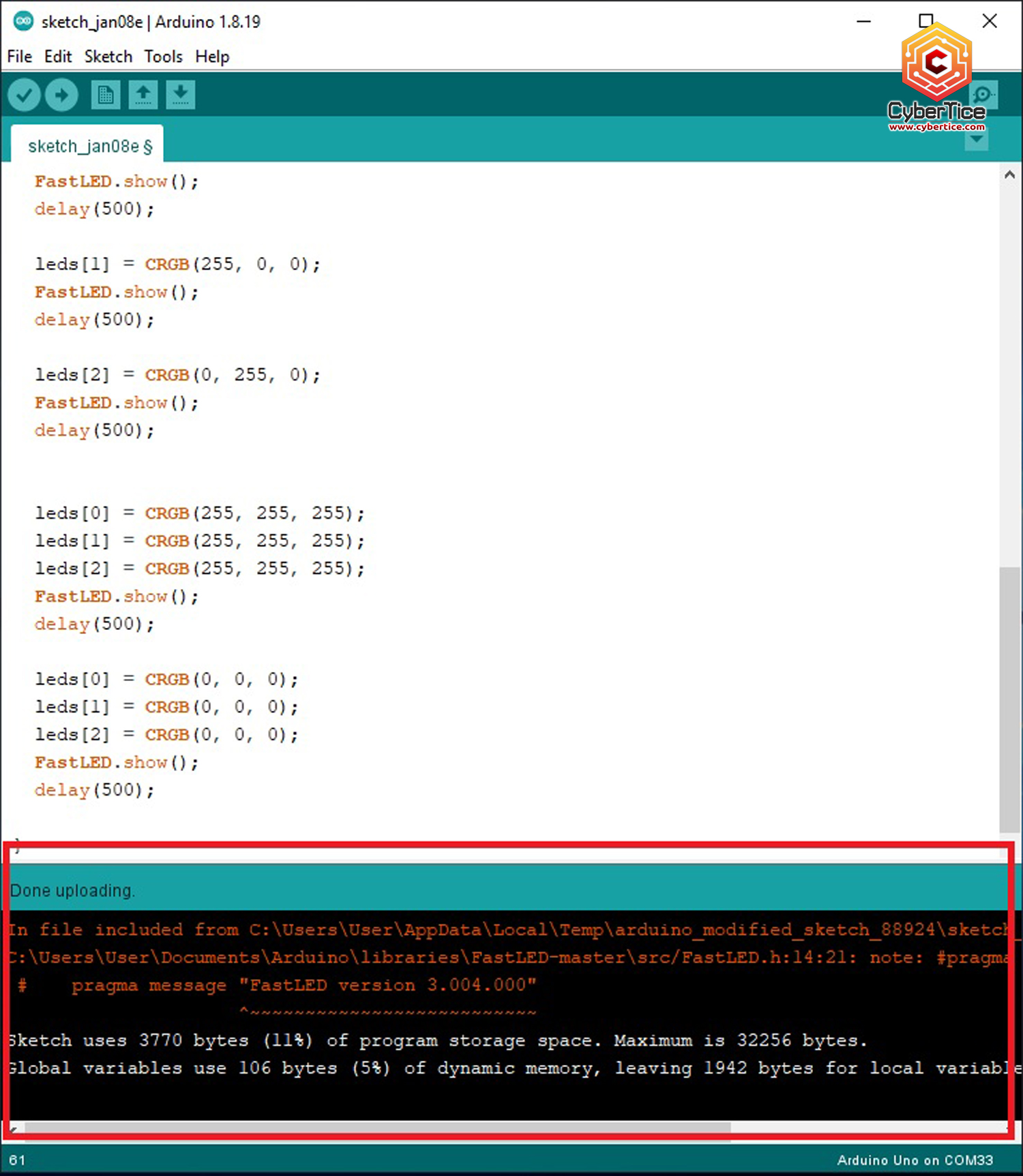สอนใช้งาน Arduino Neopixel Ring 3 ดวง Ws2812 5050 Rgb Led ขาย Arduino