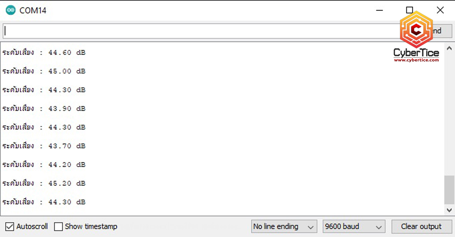 สอนใช้งาน Arduino วัดความดังเสียงเดซิเบล 30-130db รุ่น PR-ZS-BZ-485 - ขาย Arduino อุปกรณ์ ...