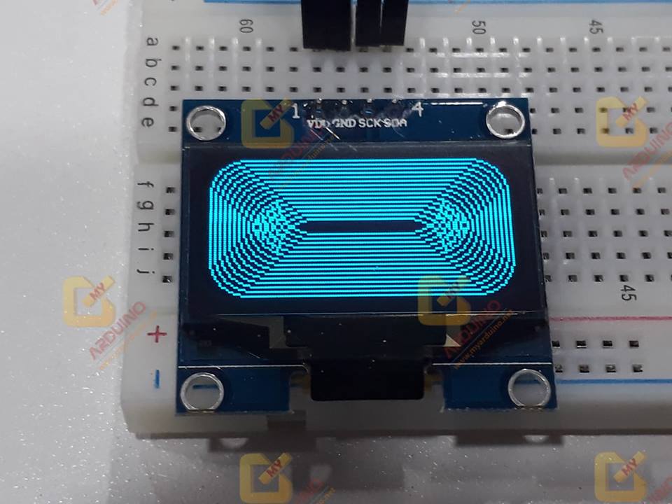 จอแสดงผล OLED 128x64 V2.0 แบบ I2C ขนาด 1.3นิ้ว สีน้ำเงิน - ขาย Arduino ...