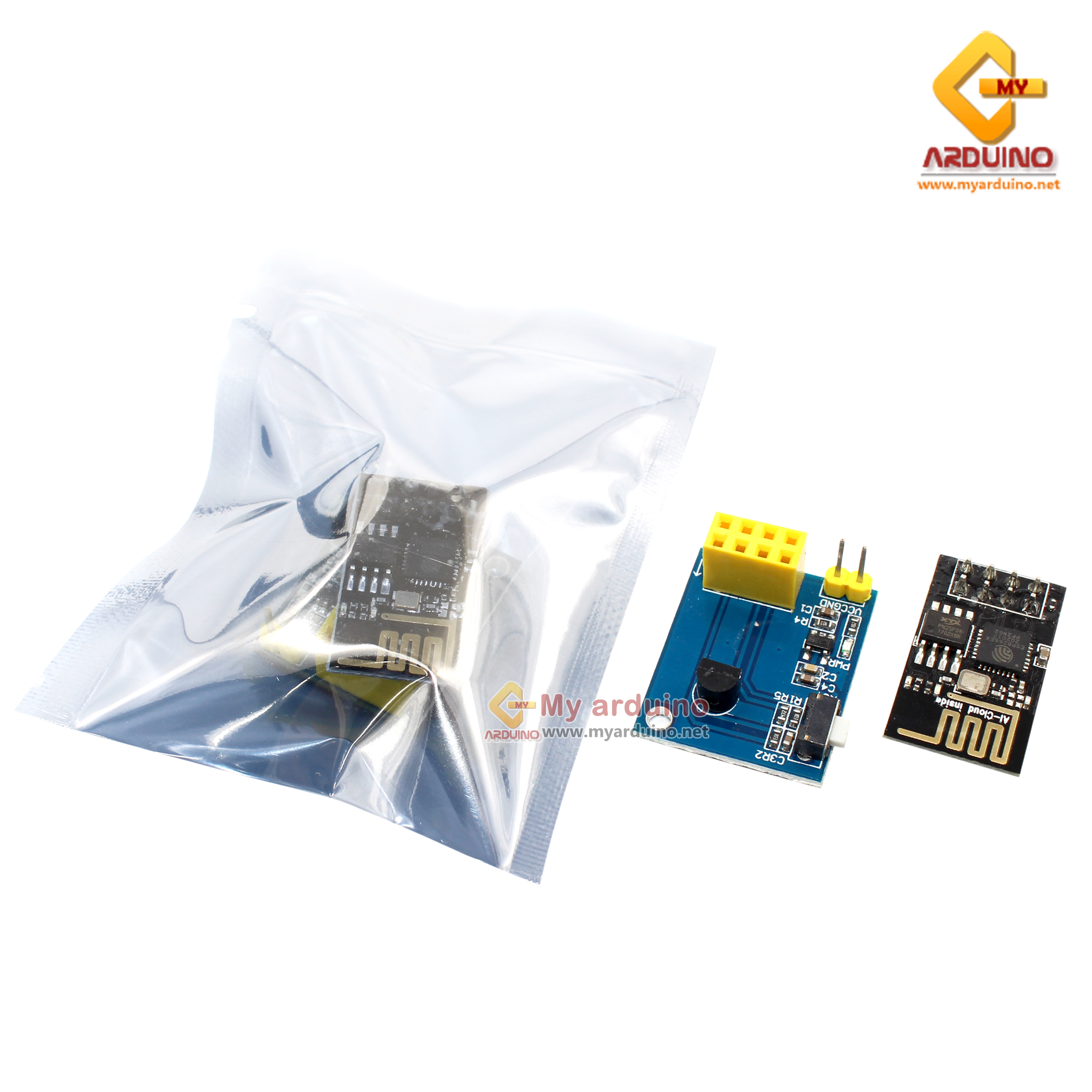 ESP01 DS18B20 Temperature Sensor Module + ESP8266 ESP01 - ขาย Arduino ...