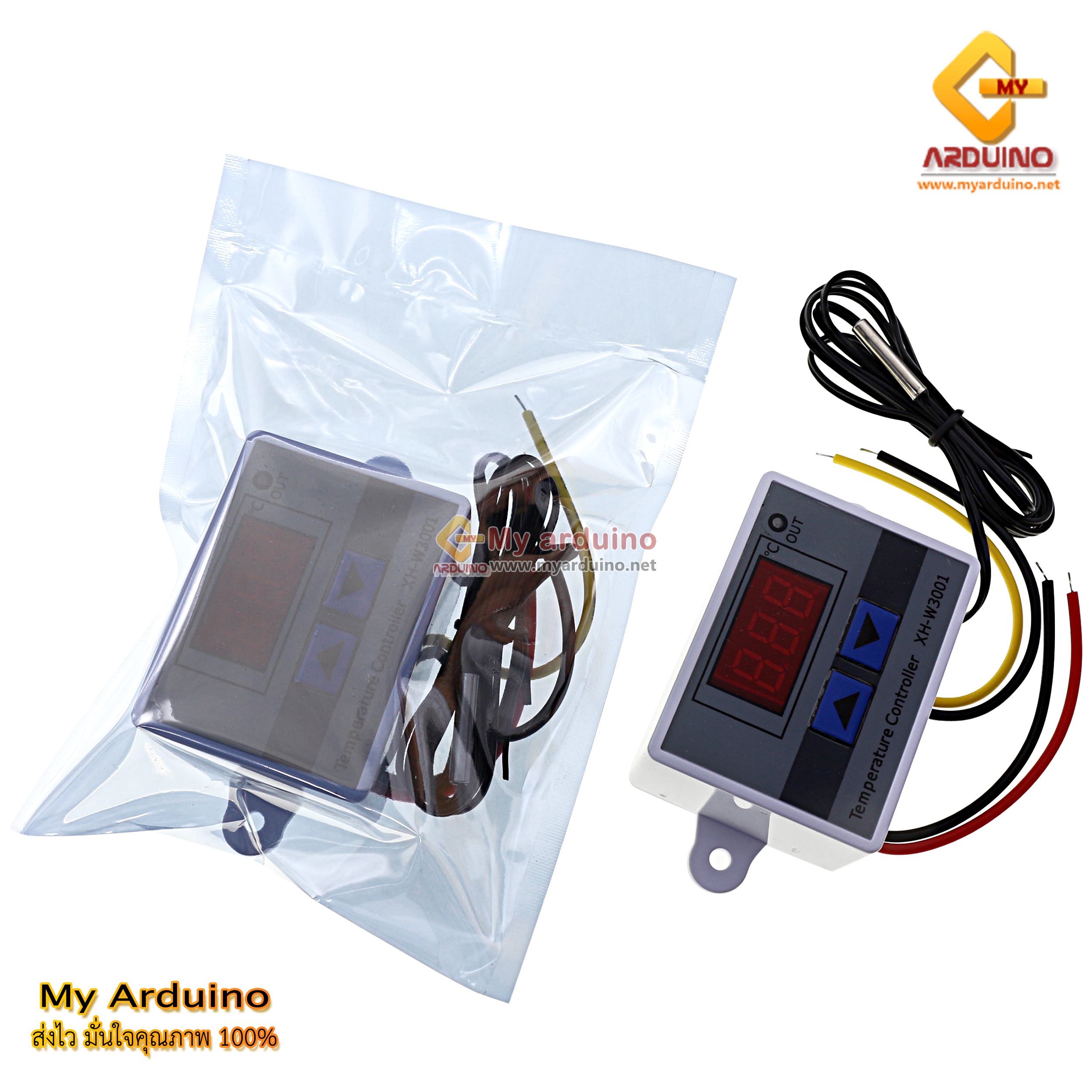 เครื่องควบคุมอุณหภูมิ สวิตช์ XH-W3001 220V 1500W Digital Temperature ...