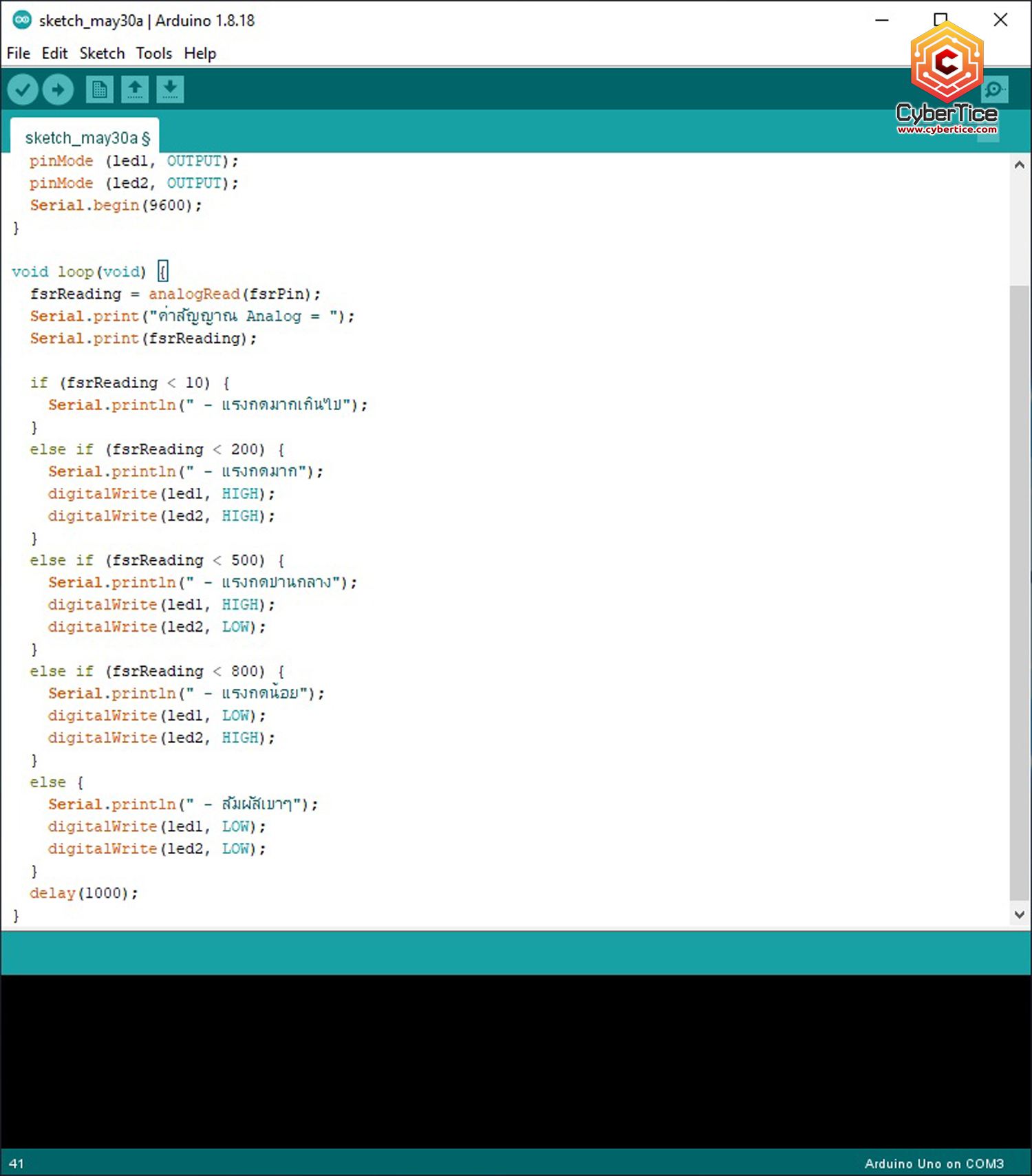 สอนใช้งาน ESP8266 เซ็นเซอร์รับแรงกด Force Sensor FSR402 - ขาย Arduino อุปกรณ์ Arduino คุณภาพดี ...