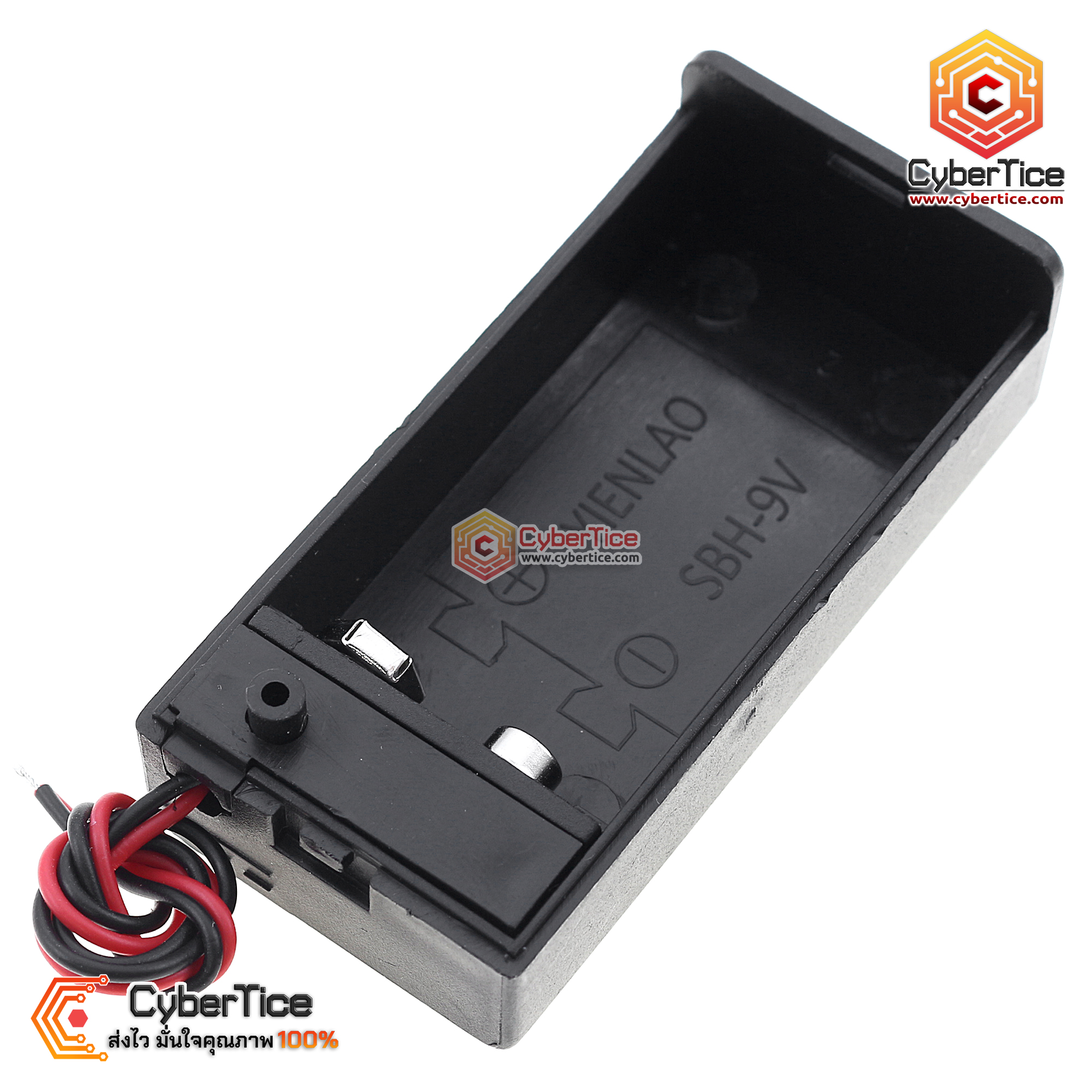 รางถ่าน 9v พร้อมสวิทช์และฝาปิดด้านหลัง ขาย Arduino อุปกรณ์ Arduino คุณภาพดี ราคาถูก ส่งไว ส่งฟรี