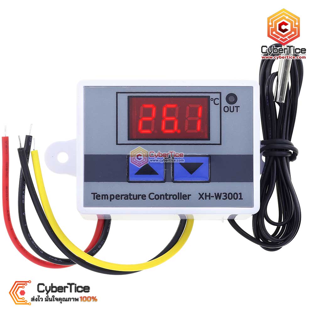 เครื่องควบคุมอุณหภูมิ สวิตช์ XH-W3001 220V 1500W Digital Temperature ...