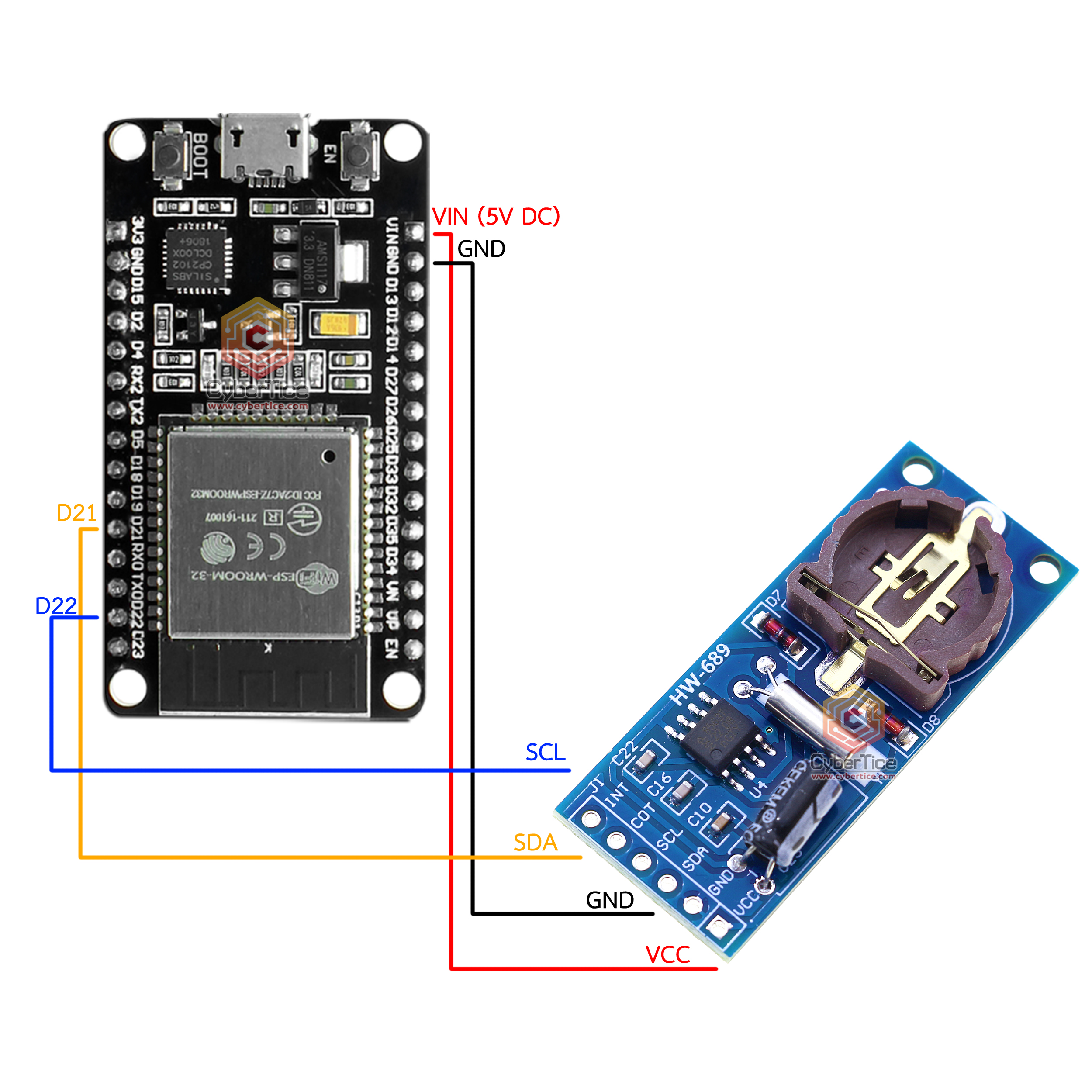 สอนใช้งาน ESP32 PCF8563 โมดูลนาฬิการจับเวลา อ่านค่าเวลา ตั้งค่าเวลา ...