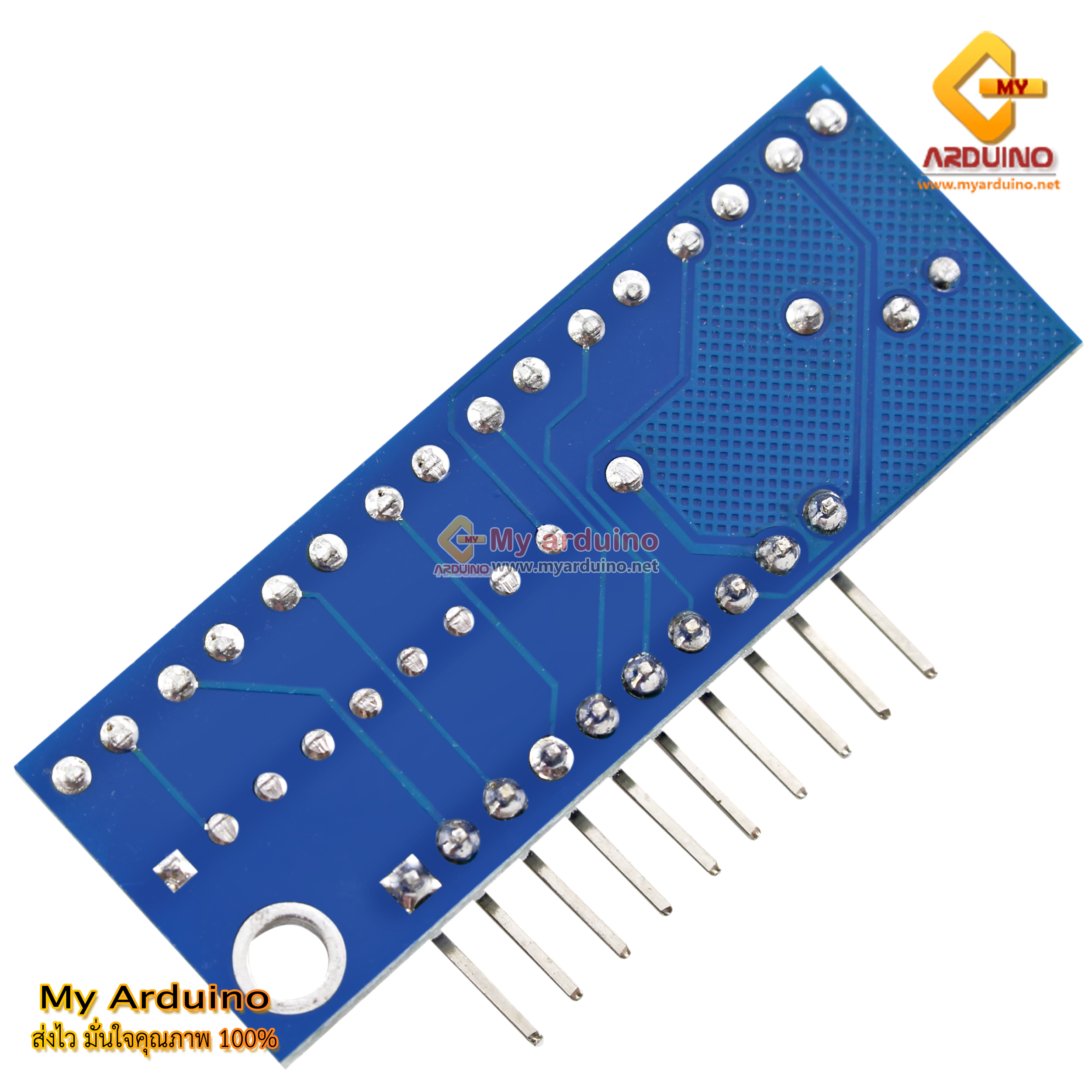 บอร์ดทดลอง Led 8 ดวง 3mm สีเขียว ขาย Arduino อุปกรณ์ Arduino คุณภาพดี ราคาถูก ส่งไว ส่งฟรี