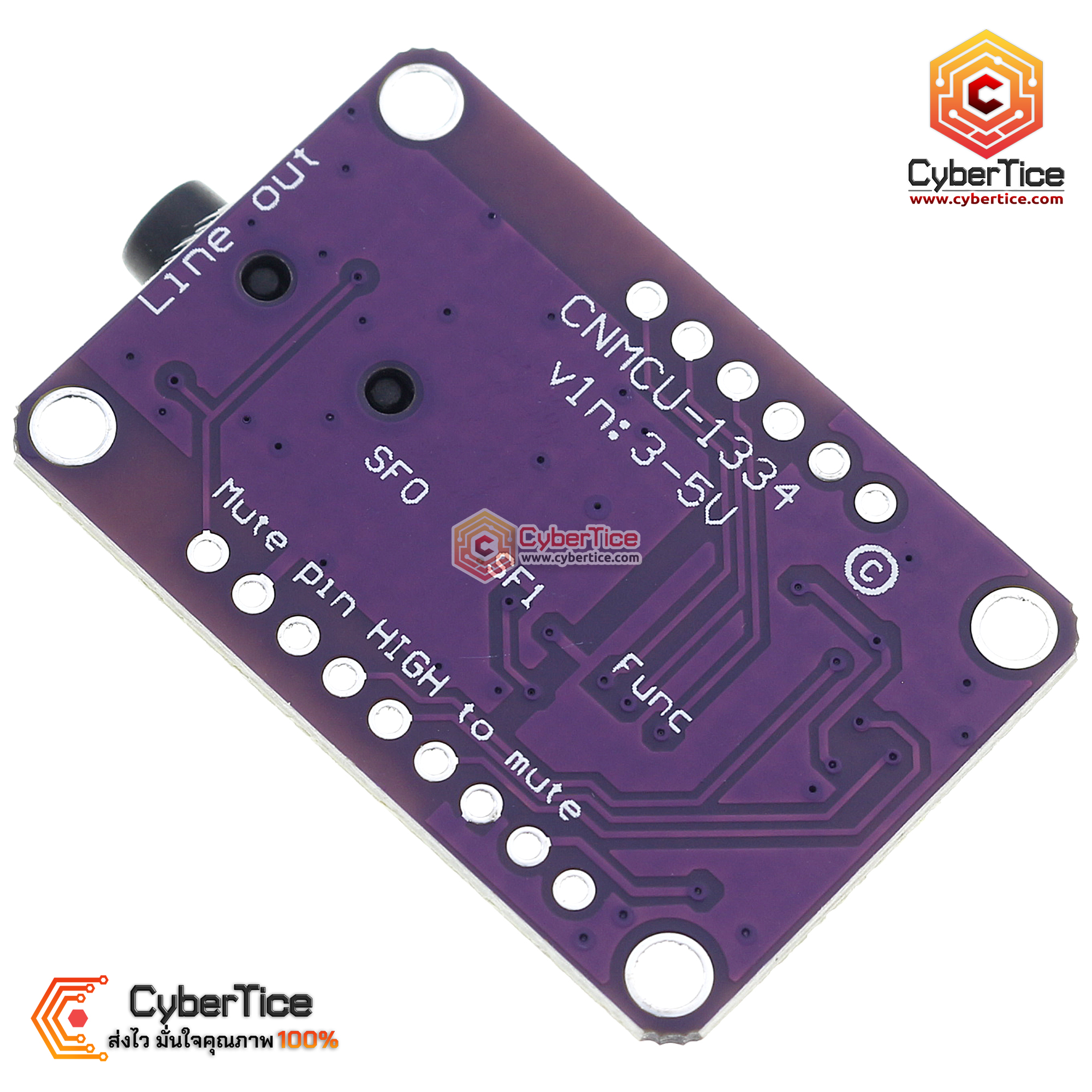 UDA1334A I2S DAC Audio Stereo Decoder Module - ขาย Arduino อุปกรณ์ ...