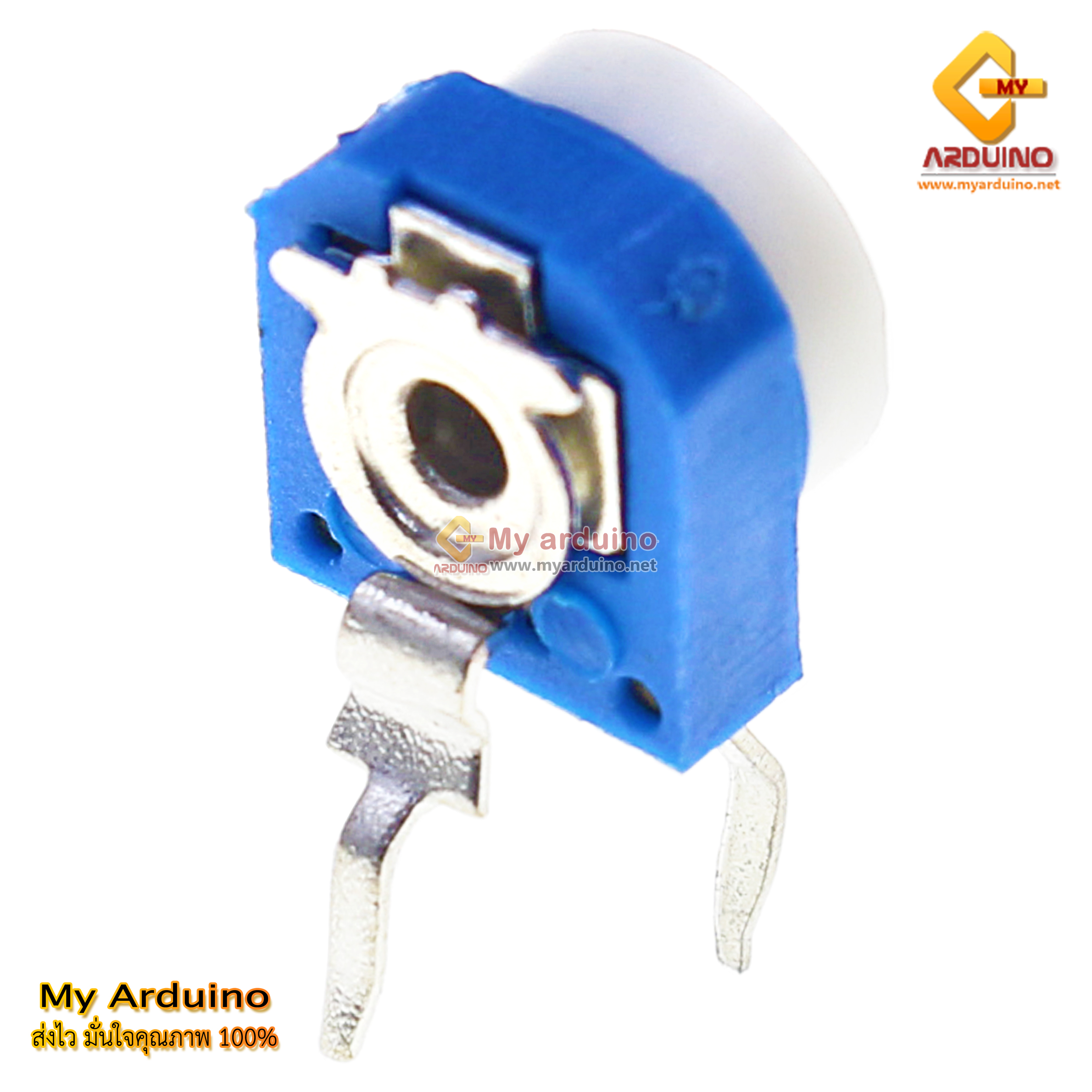 ตัวต้านทานปรับค่าได้ RM063 100 ohm (101) Volume VR Potentiometer ...