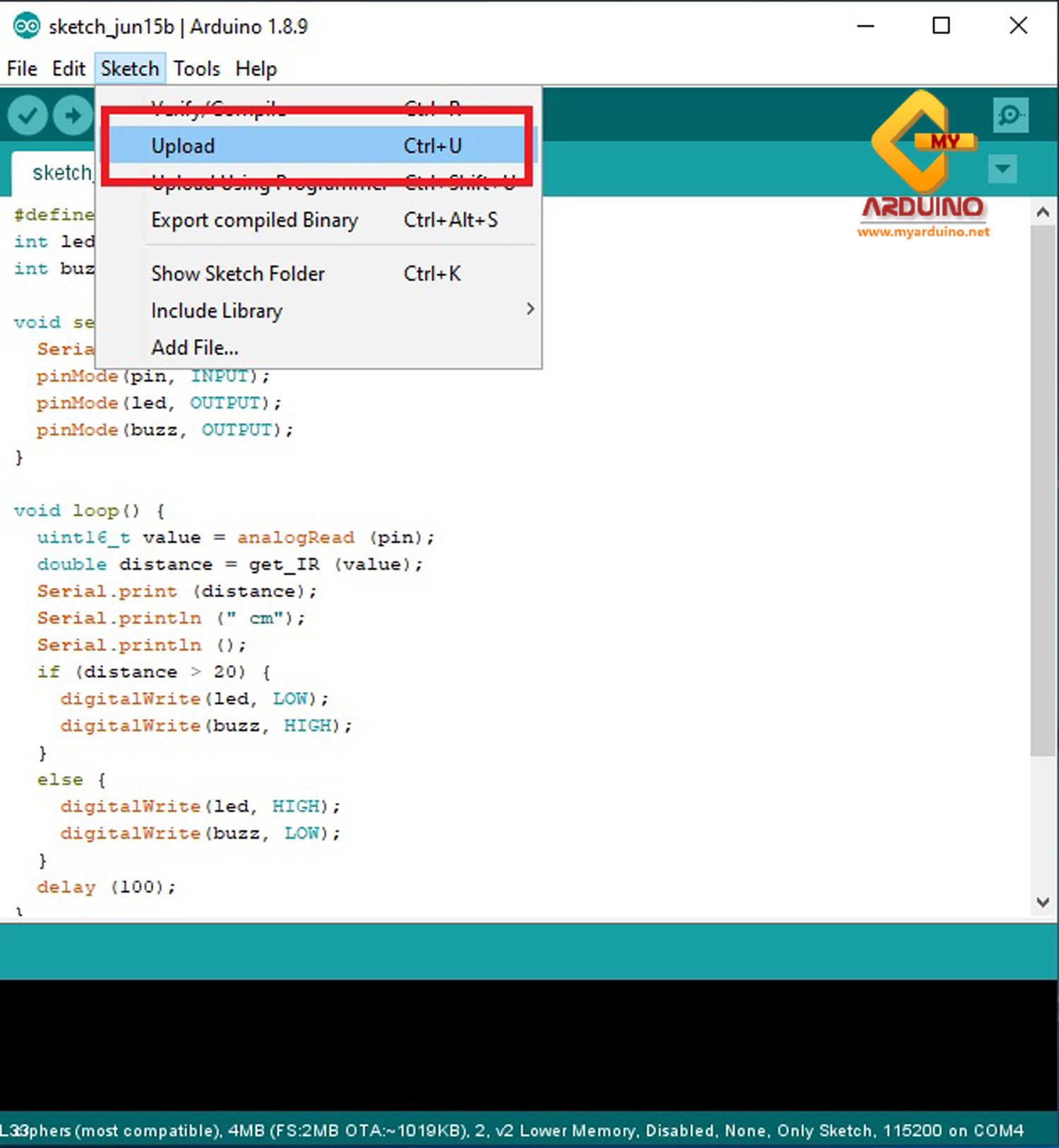 สอนใช้งาน ESP8266 GP2Y0A02 Infrared Sensor เซ็นเซอร์วัดระยะทาง 20cm - 150cm - ขาย Arduino ...
