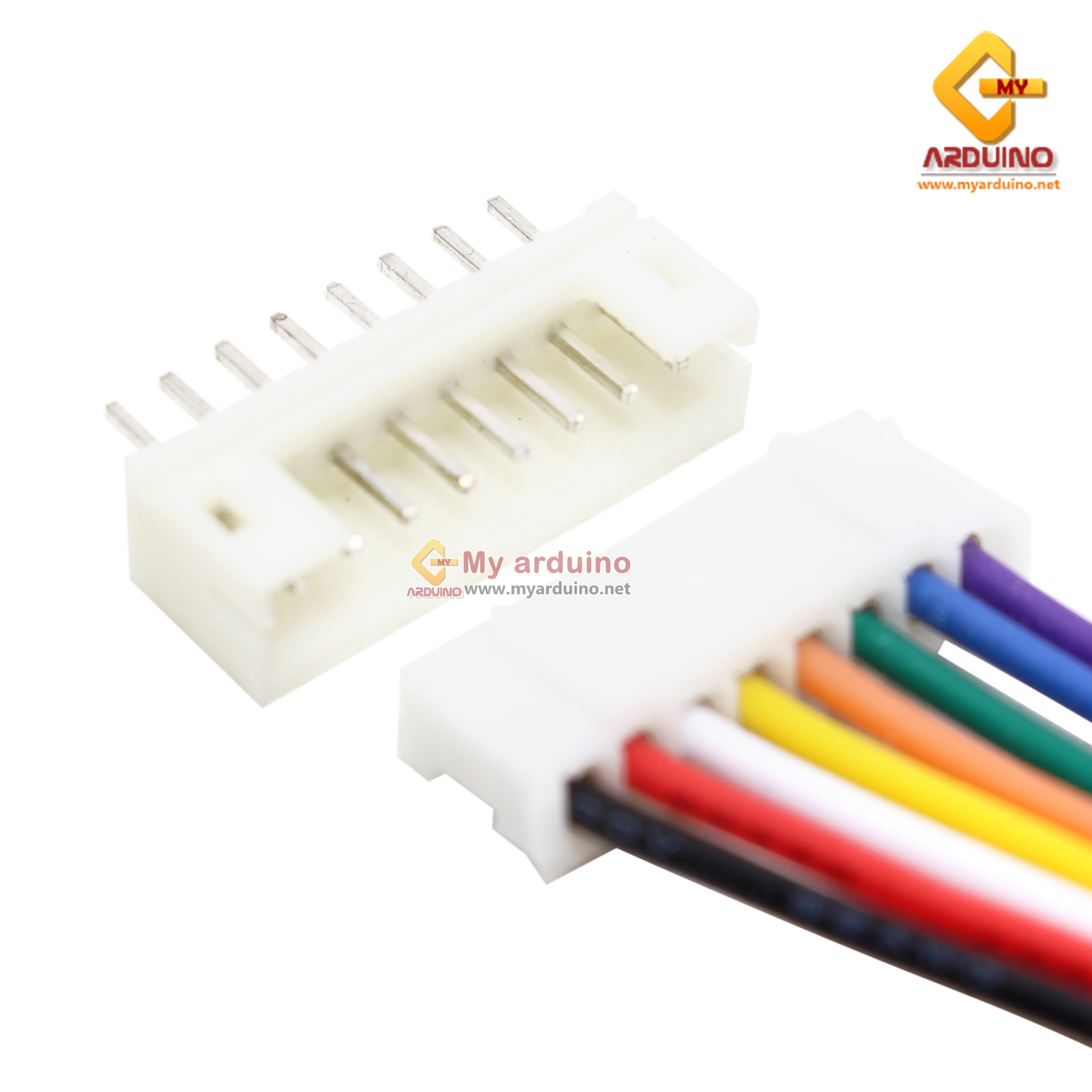PH2.0 connector 2.0mm 8p ขั้วต่อคอนเน็กเตอร์ ตัวเมีย 8ขา - ขาย Arduino อุปกรณ์ Arduino คุณภาพดี ...