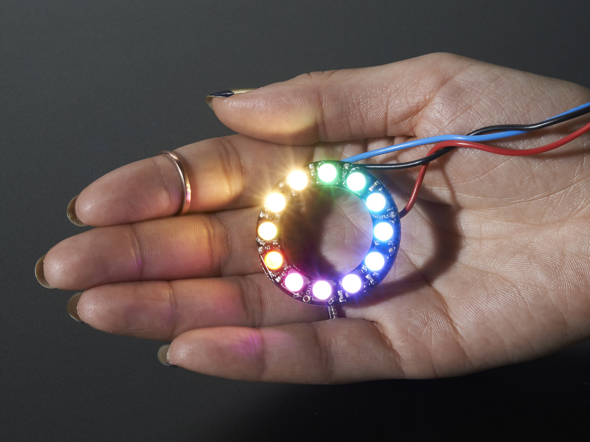 Neopixel Ring 12 ดวง Ws2812 5050 Rgb Led ขาย Arduino อุปกรณ์ Arduino