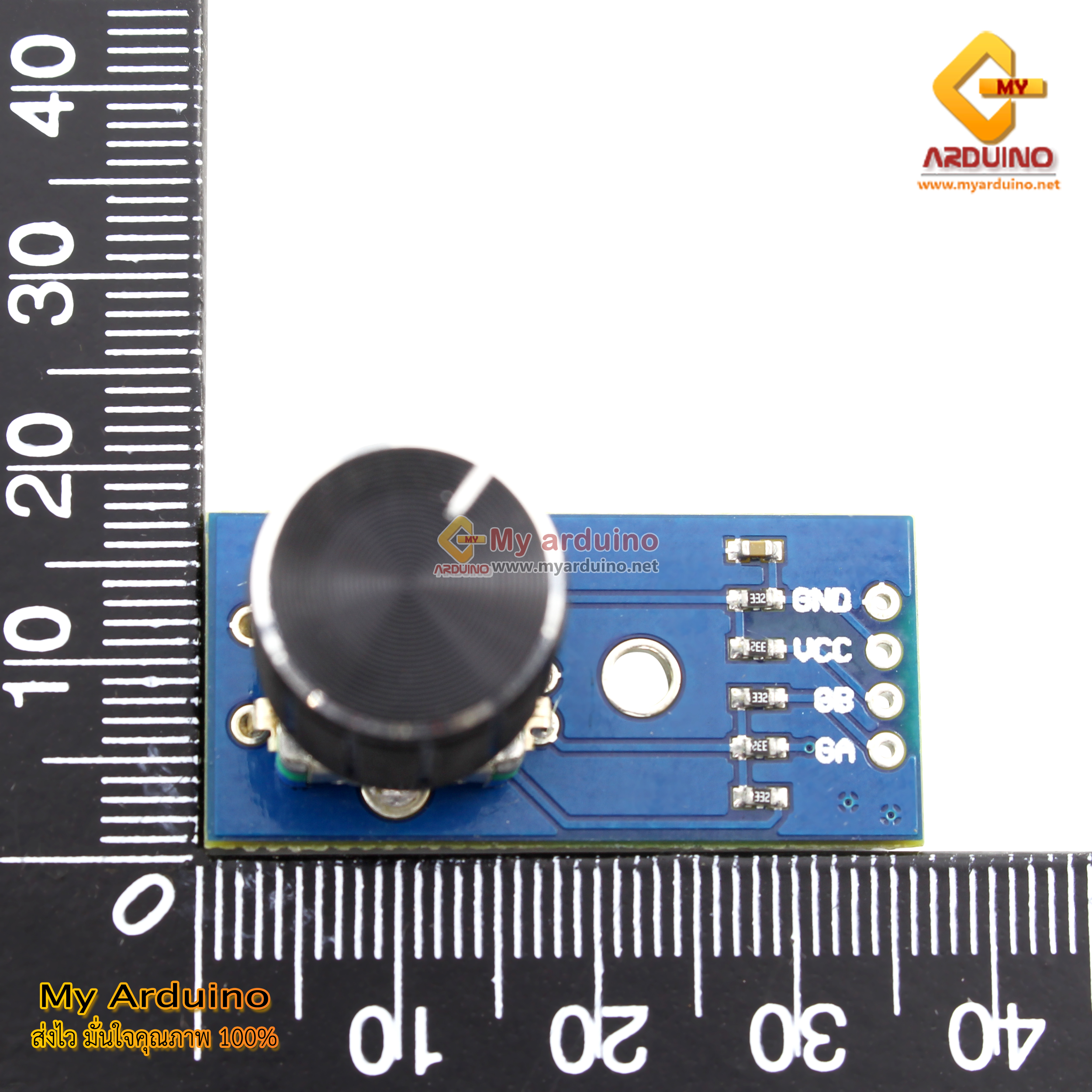 โมดูล Rotary Encoder หมุนได้ต่อเนื่อง 360 องศา ขาย Arduino อุปกรณ์ Arduino คุณภาพดี ราคาถูก