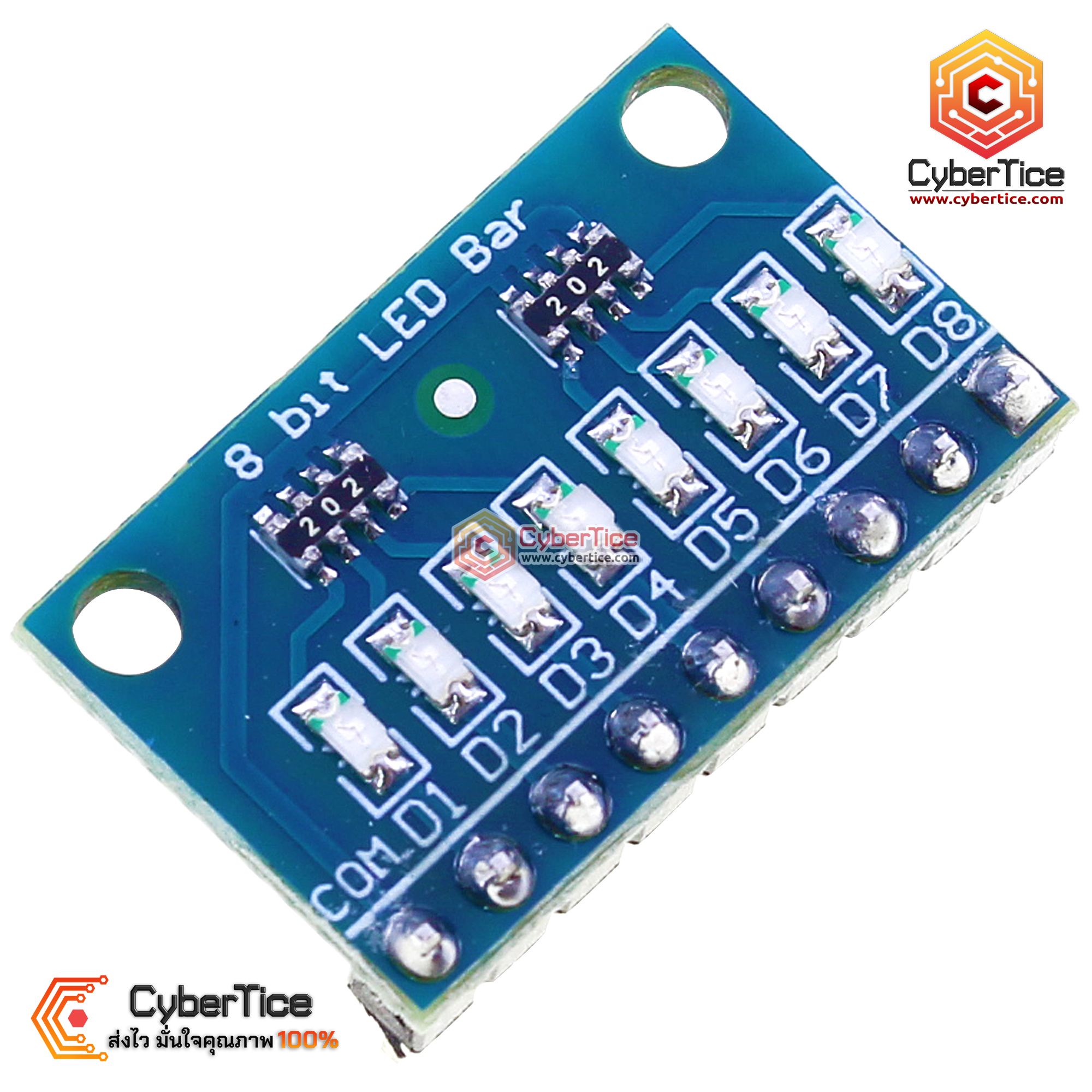 8 LED Bar LED Display Module Active HIGH 5V 3.3V สีน้ำเงิน - ขาย Arduino อุปกรณ์ Arduino คุณภาพ ...