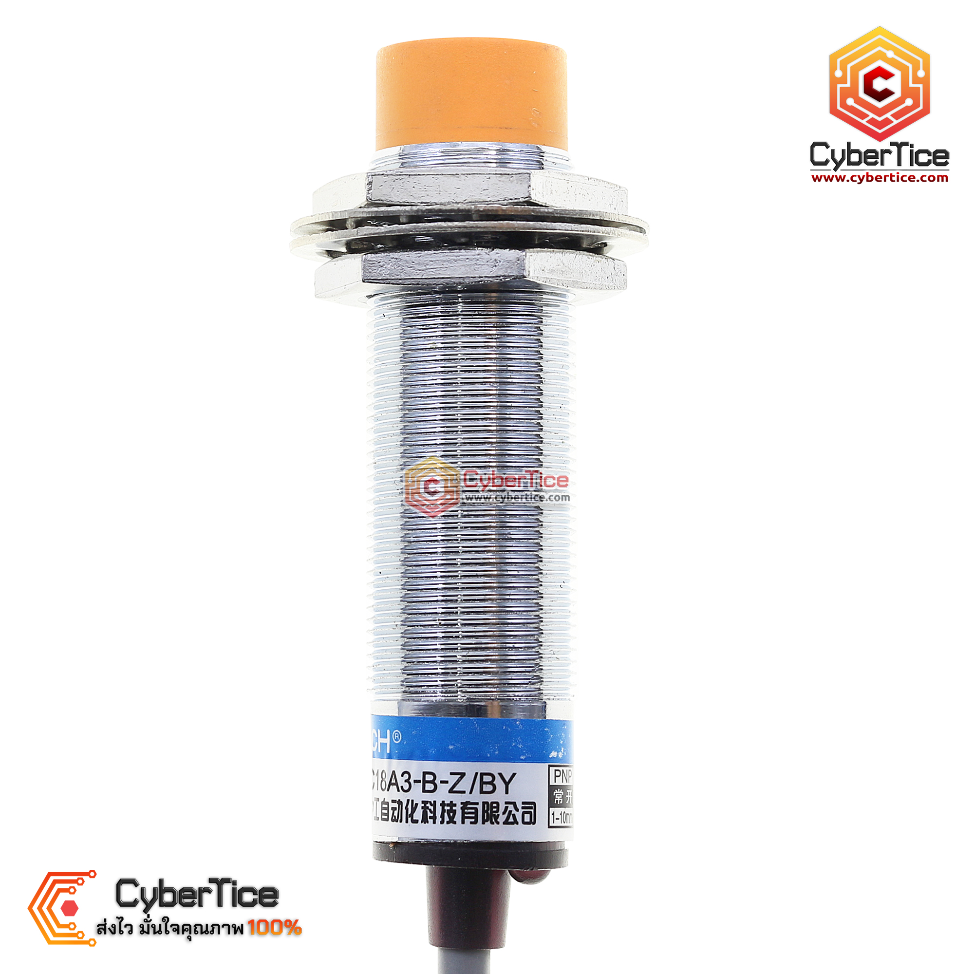 LJC18A3-B-Z/BY PNP Capacitive Proximity Sensor M18 เซ็นเซอร์ตรวจจับ ...