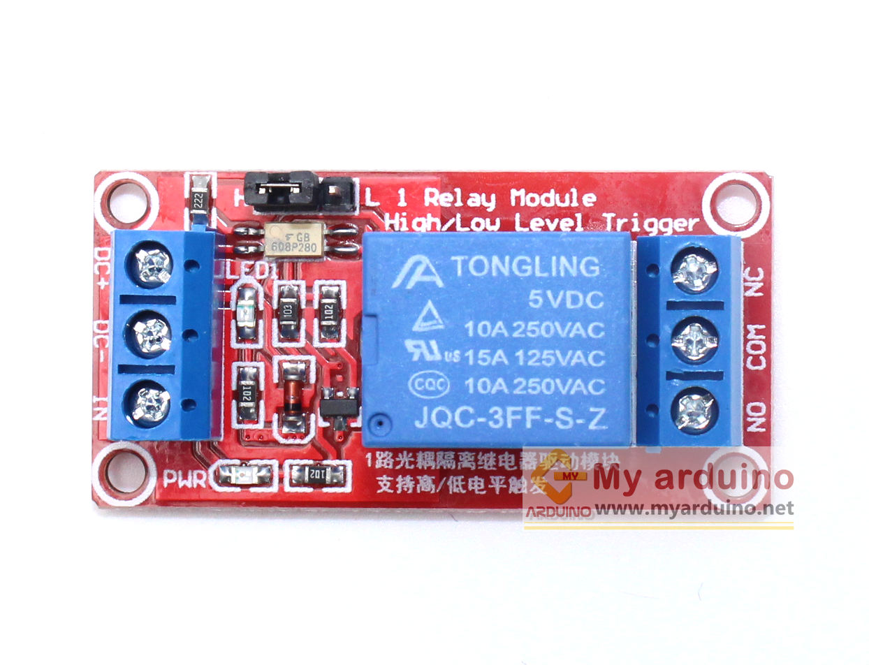 บอร์ด Relay 5V 1ช่อง Relay Module 5V 1 Channel isolation High And Low Trigger 250V/10A - ขาย ...