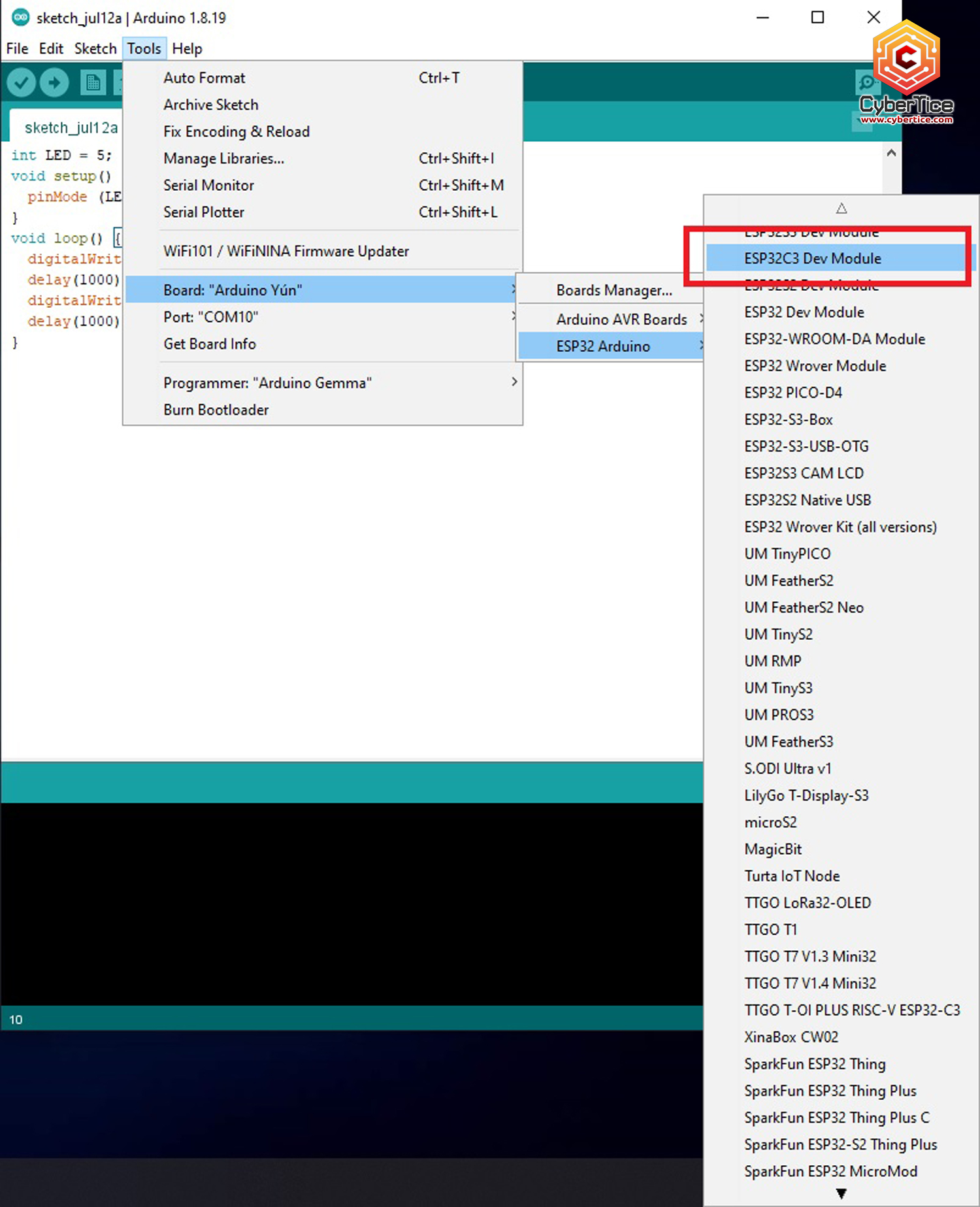 สอนใช้งาน ESP32 Goouuu-ESP32-C3 NodeMCU IoT Development Board WiFi-5.0 ...