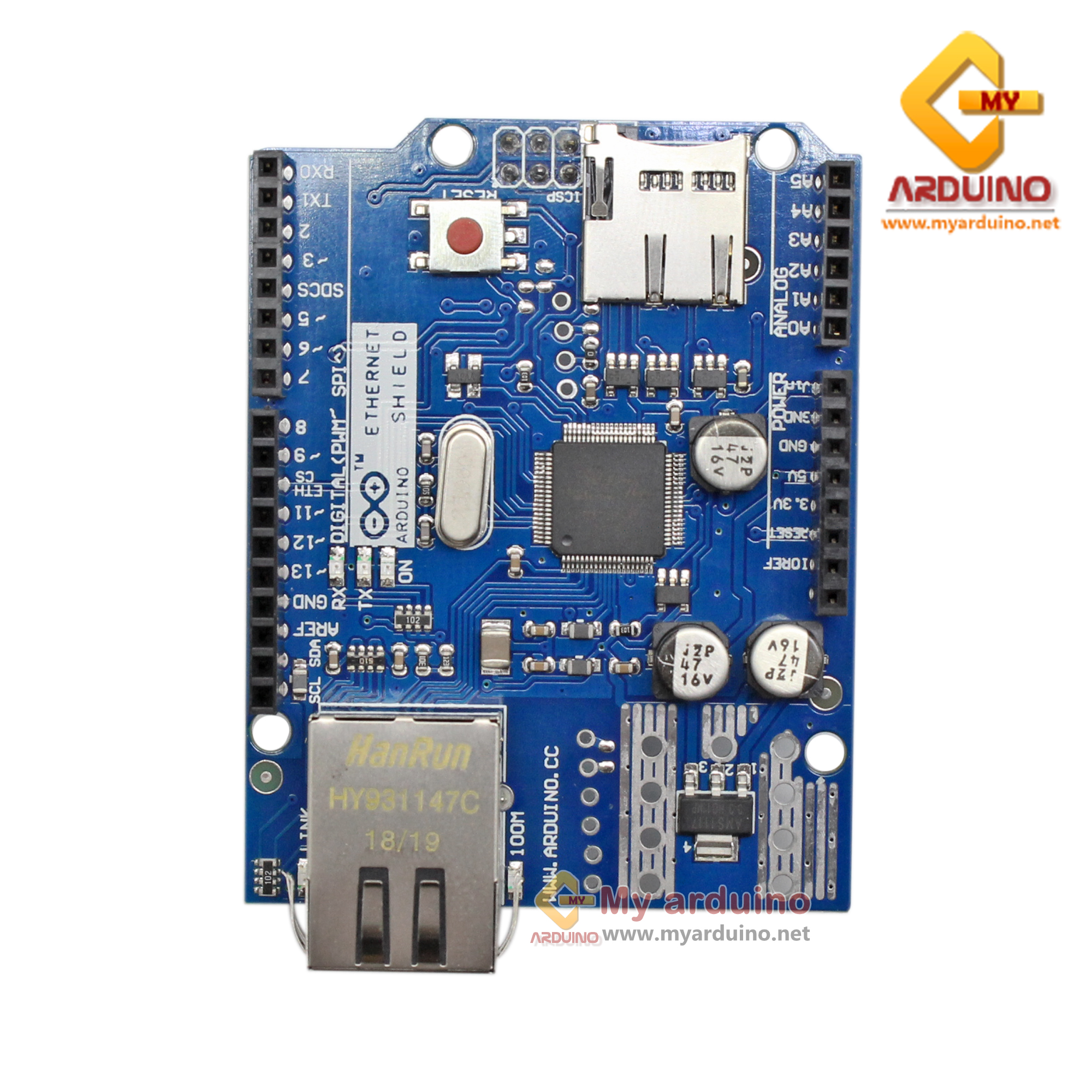 Ethernet Shield W5100 R3 Support MEGA / Uno Support for Arduino - ขาย Arduino อุปกรณ์ Arduino ...