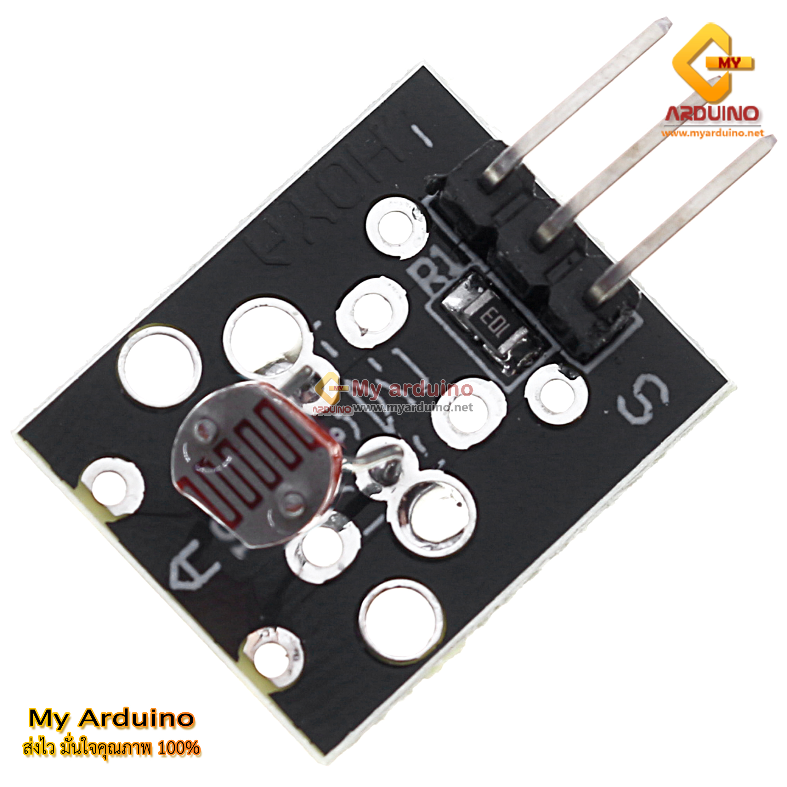 LDR Photoresistor module for Arduino KY-018 เซ็นเซอร์ตรวจจับแสง LDR ...