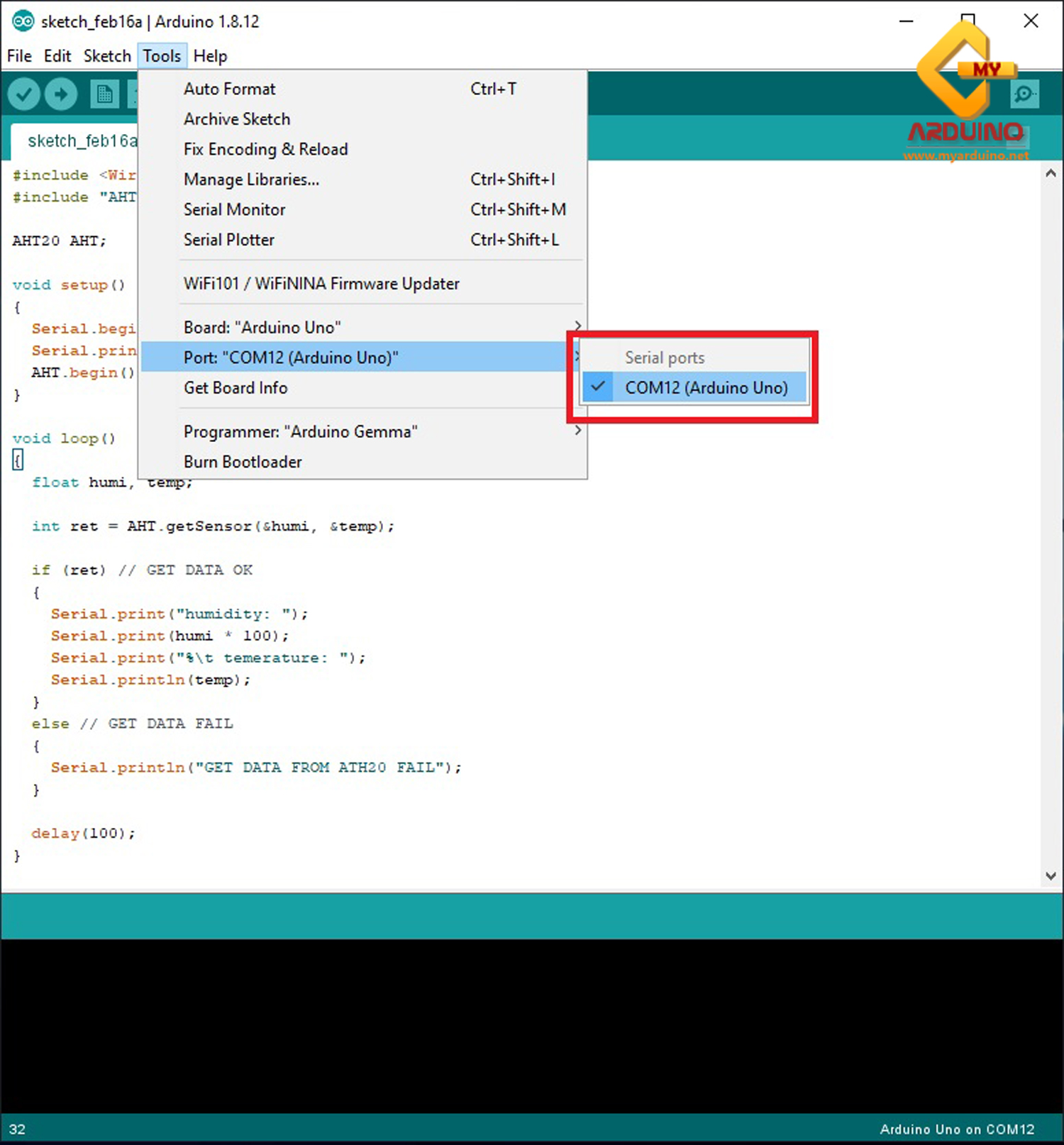 สอนใช้งาน Arduino AHT20 I2C เซ็นเซอร์วัดอุณภูมิและความชื้น temperature and humidity sensor ...