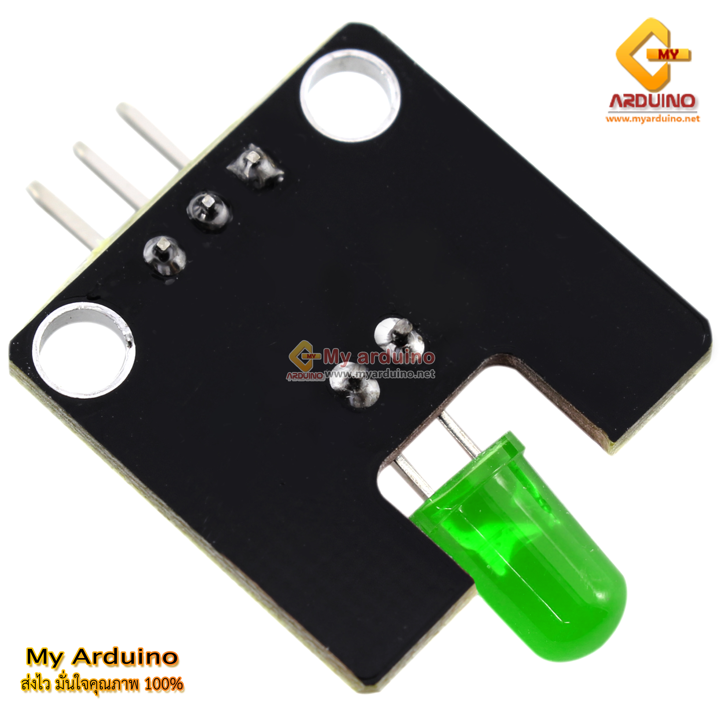 โมดูลไฟ Led 5mm สีเขียว ขาย Arduino อุปกรณ์ Arduino คุณภาพดี ราคาถูก ส่งไว ส่งฟรี