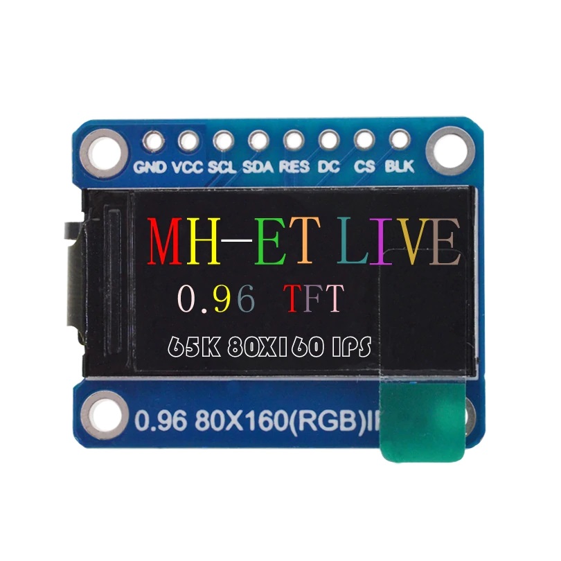 TFT Display IPS 0.96 inch 7P SPI HD 65K Full Color LCD Module ST7735 for Arduino - ขาย Arduino ...