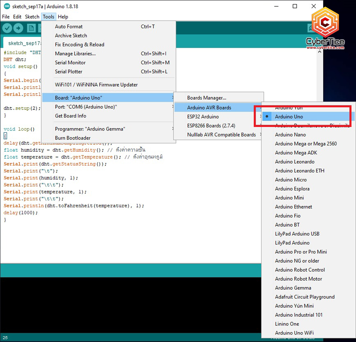สอนใช้งาน Arduino Dht11 Mini เซ็นเซอร์วัดอุณหภูมิและความชื้น พร้อม Pcb ขาย Arduino อุปกรณ์