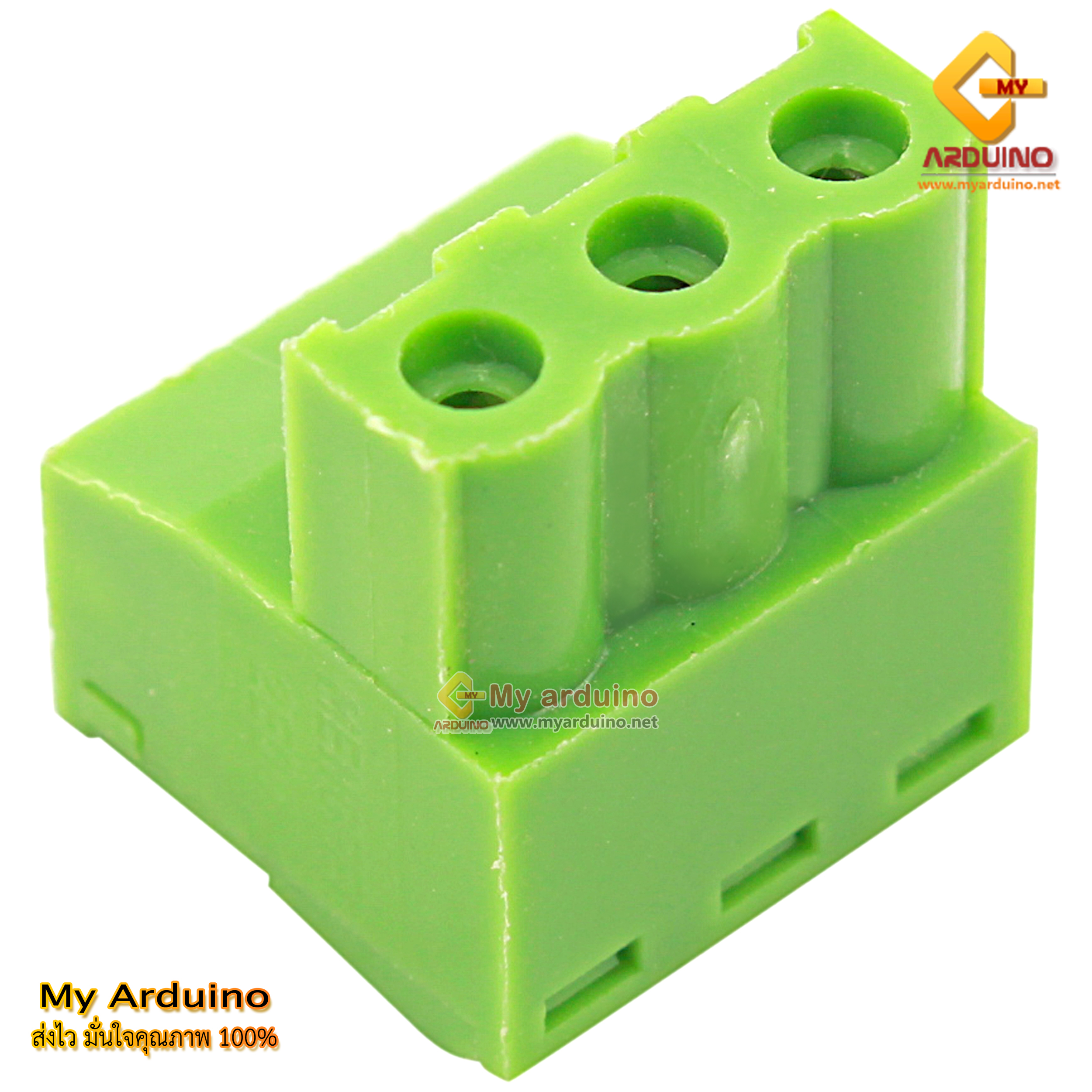 2EDG5.08 3P ตัวผู้ สกรูเชื่อมต่อ PCB Screw Terminal Block Connector - ขาย Arduino อุปกรณ์ ...