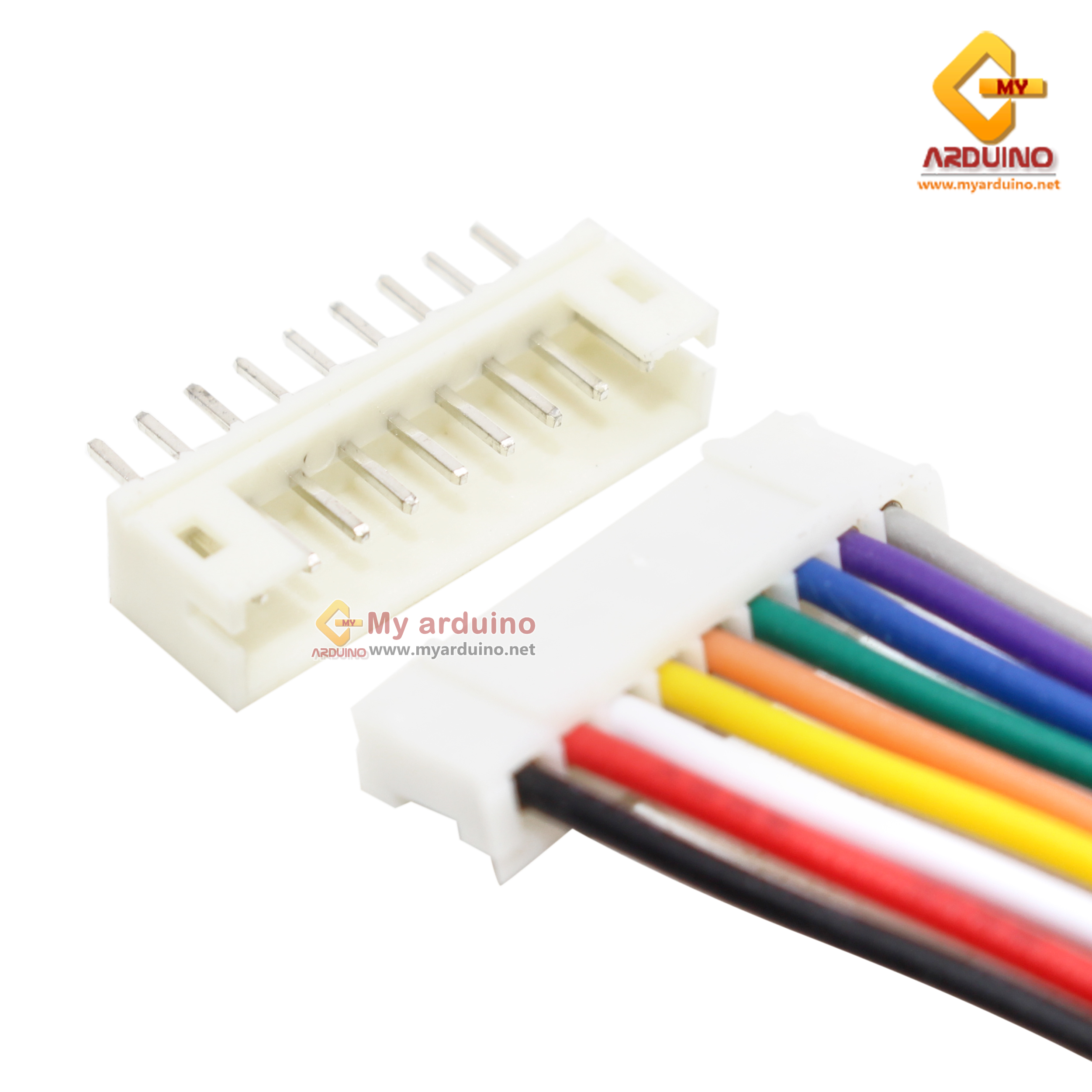 PH2.0 connector 2.0mm 9p ขั้วต่อคอนเน็กเตอร์ ตัวเมีย 9ขา - ขาย Arduino อุปกรณ์ Arduino คุณภาพดี ...