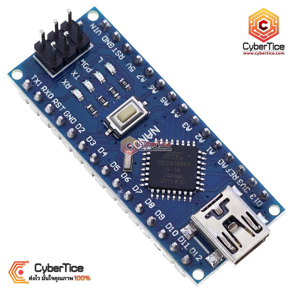 Arduino Nano 3.0 ATmega168P Mini USB ชิฟ CH340G - ขาย Arduino อุปกรณ์ Arduino คุณภาพดี ราคาถูก ...