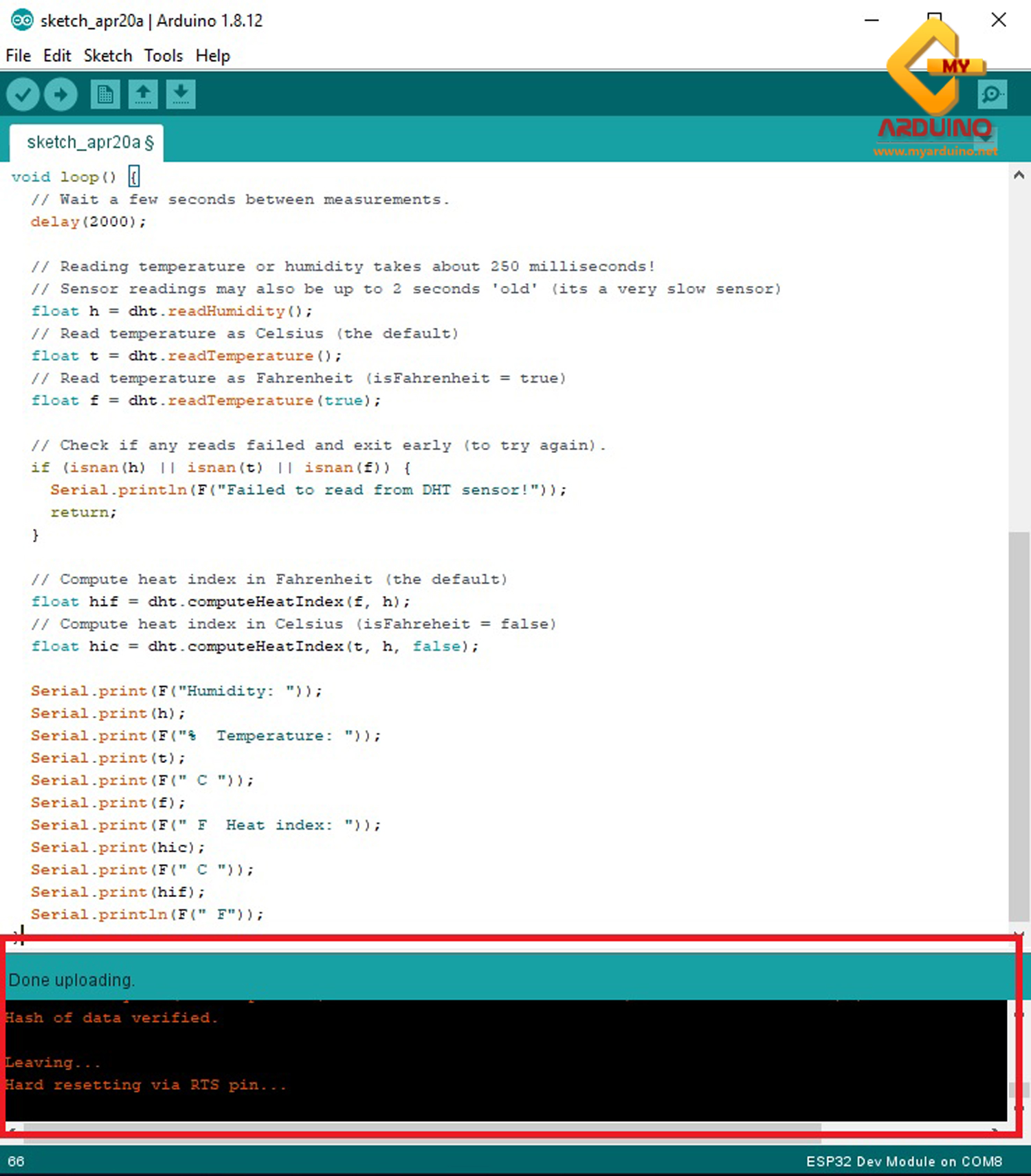 สอนใช้งาน Arduino Esp32 Module โมดูลวัดอุณหภูมิและความชื้น Dht22 ขาย Arduino อุปกรณ์ Arduino