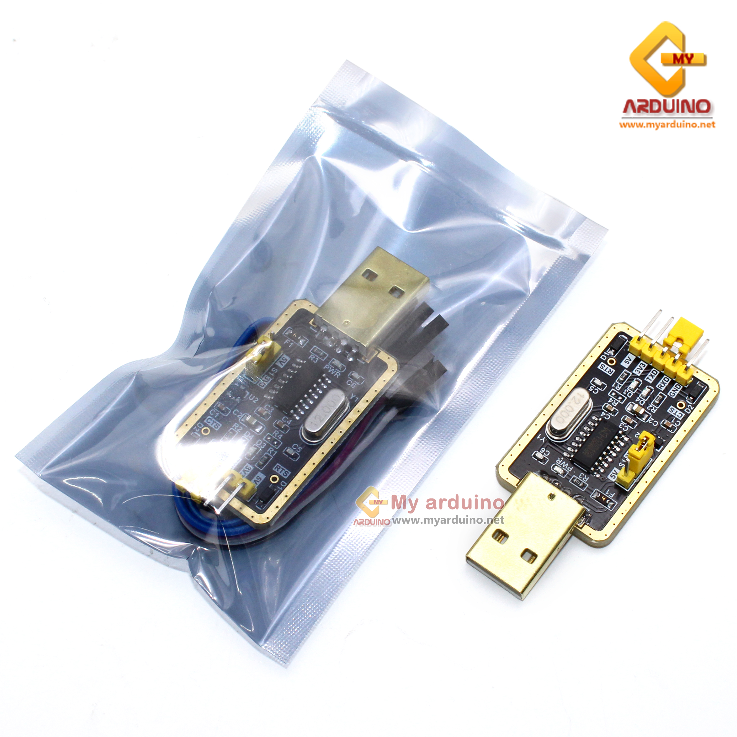 CH340 Module Instead of PL2303 CH340G RS232 USB to TTL Module Upgrade USB to Serial Port - ขาย ...