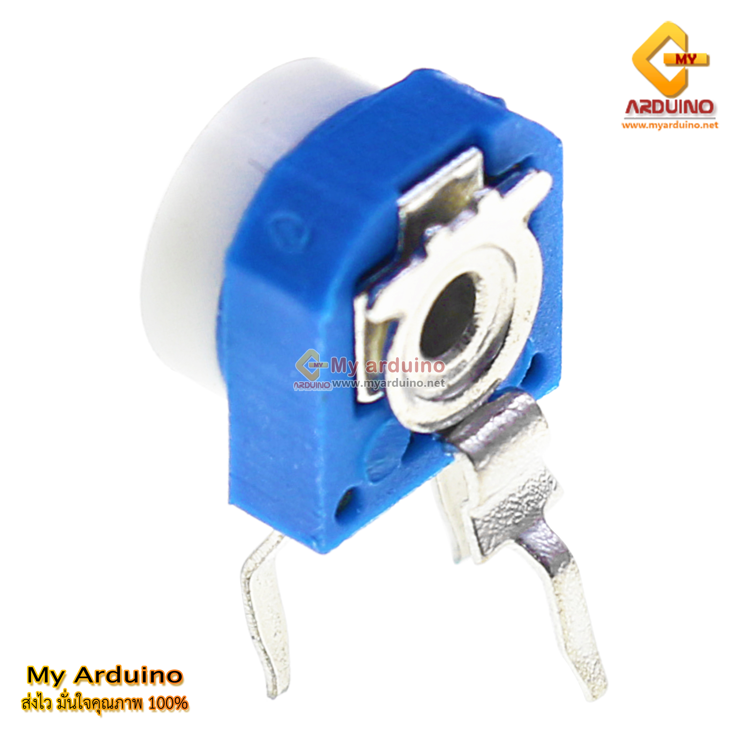 ตัวต้านทานปรับค่าได้ RM063 100 ohm (101) Volume VR Potentiometer ...
