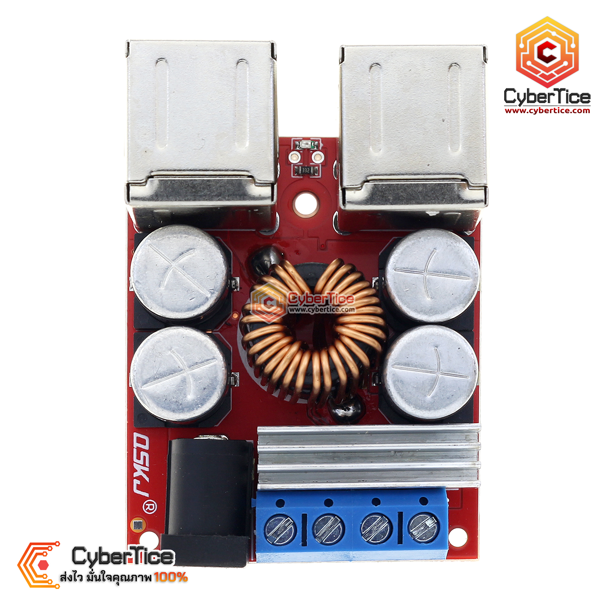 Step Down Power Module output 4 Port USB DC-DC 8-35v to 5V 8A V2.0 ...