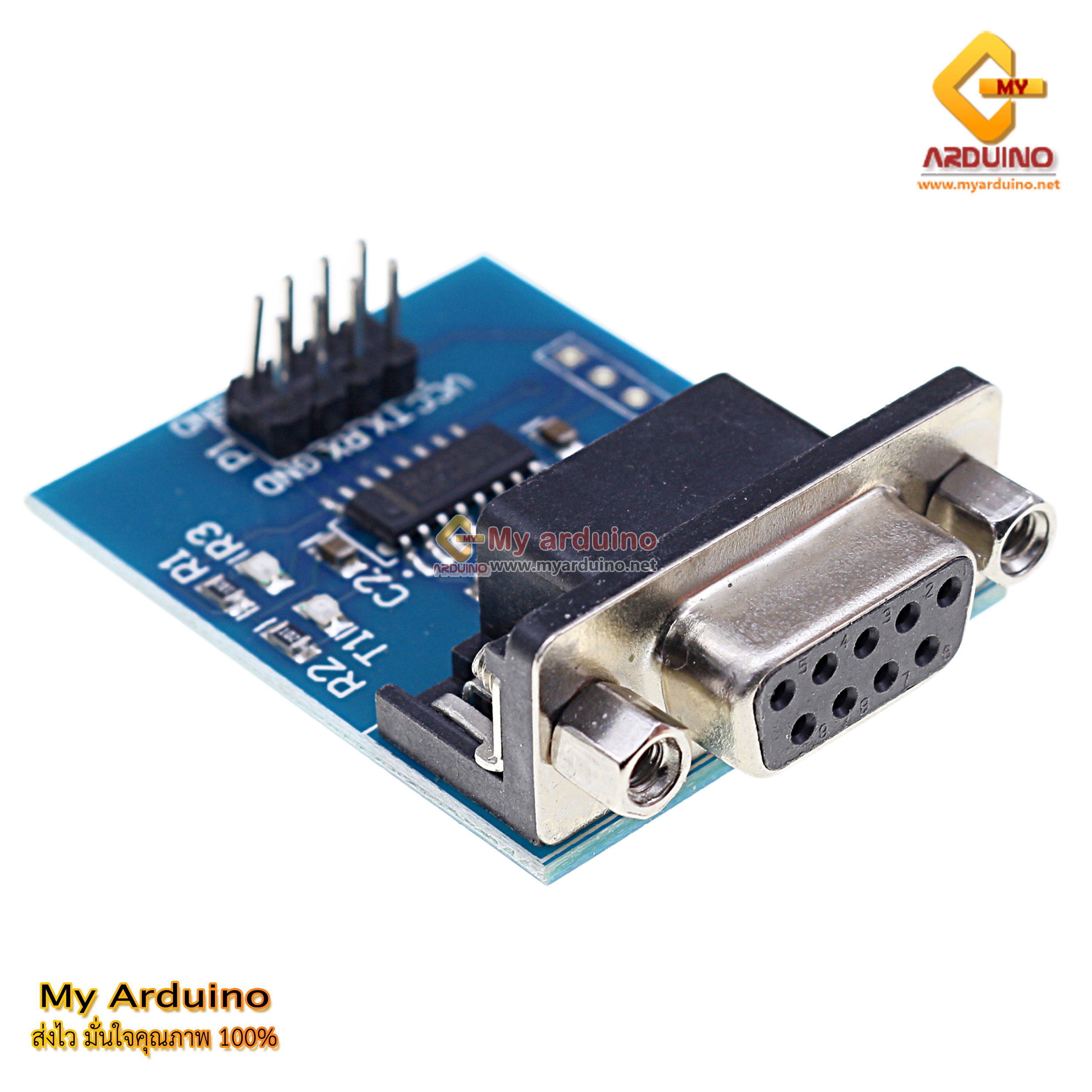 MAX3232 RS232 to TTL / Female Serial TTL / serial module / Brush board MAX3232 chip V2 - ขาย ...