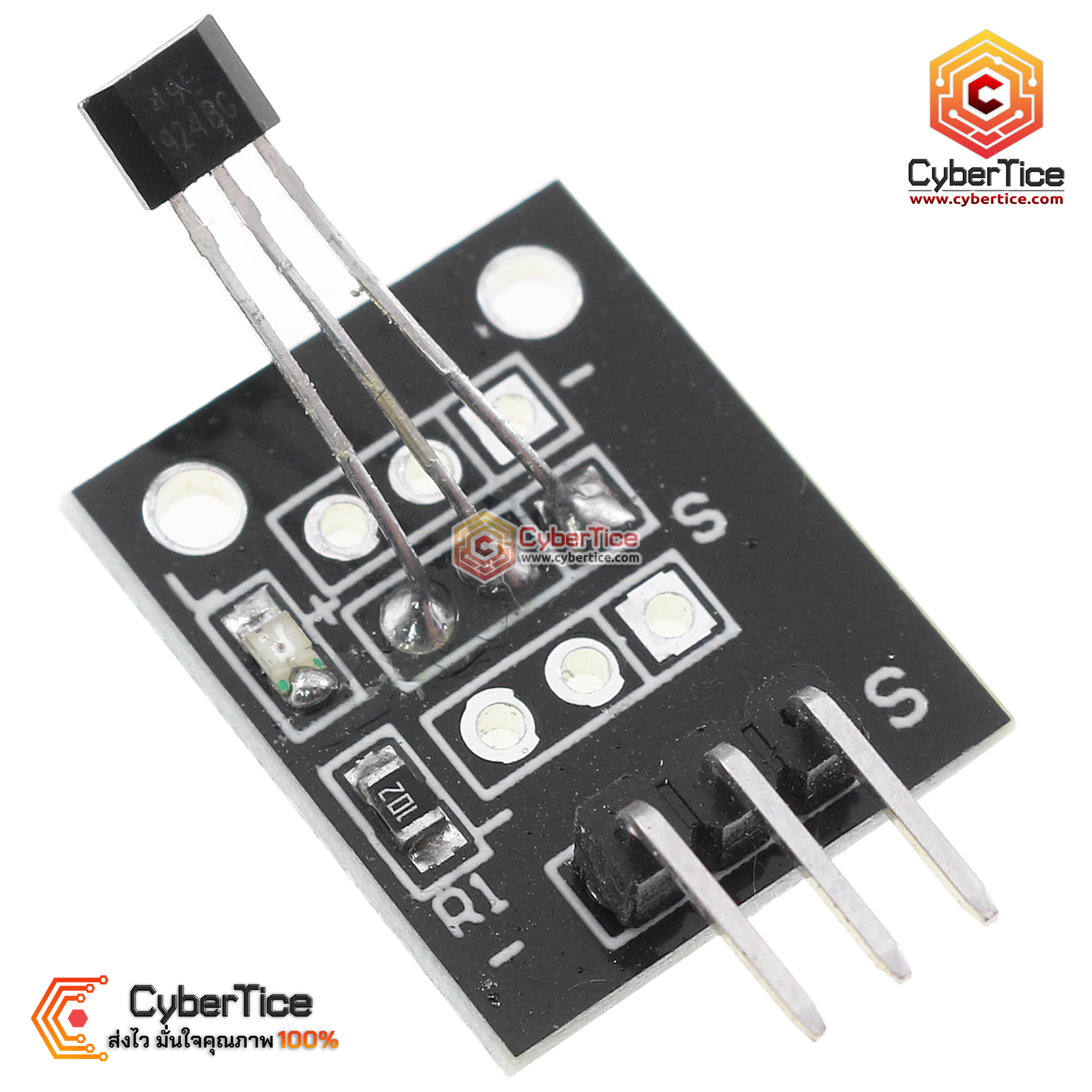 Hall effect magnetic sensor module 49E KY-035 - ขาย Arduino อุปกรณ์ ...